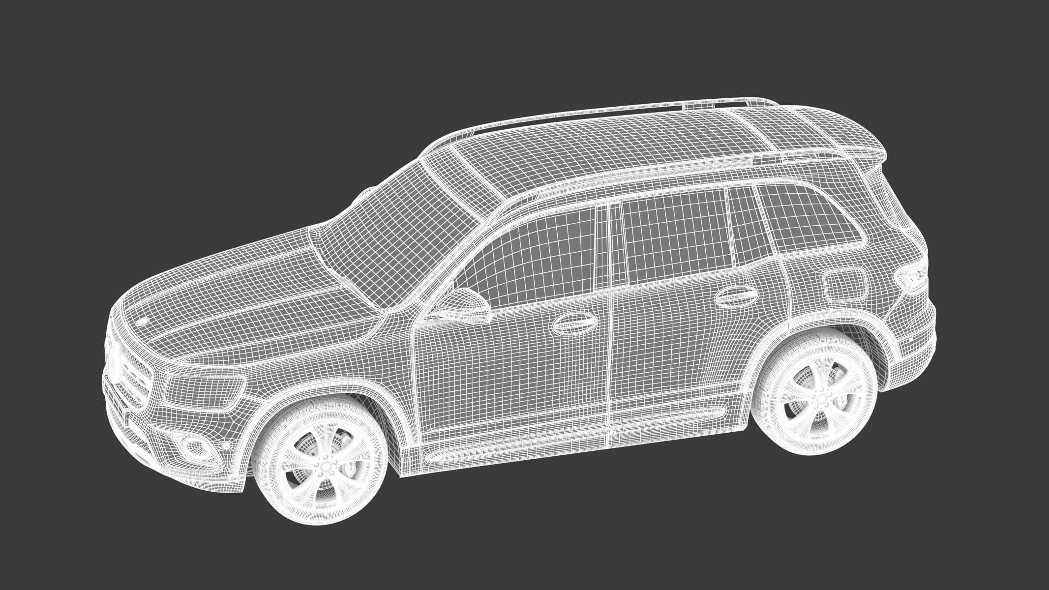 Mercedes-Benz GLB 2020 3D Model by frezzy