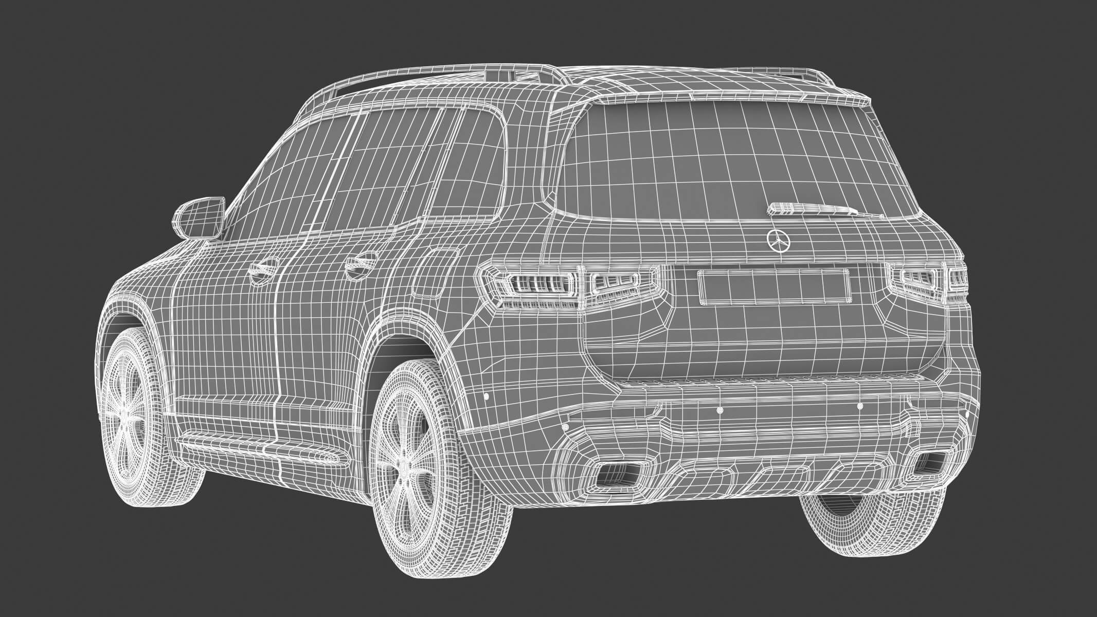 Mercedes-Benz GLB 2020 3D Model by frezzy