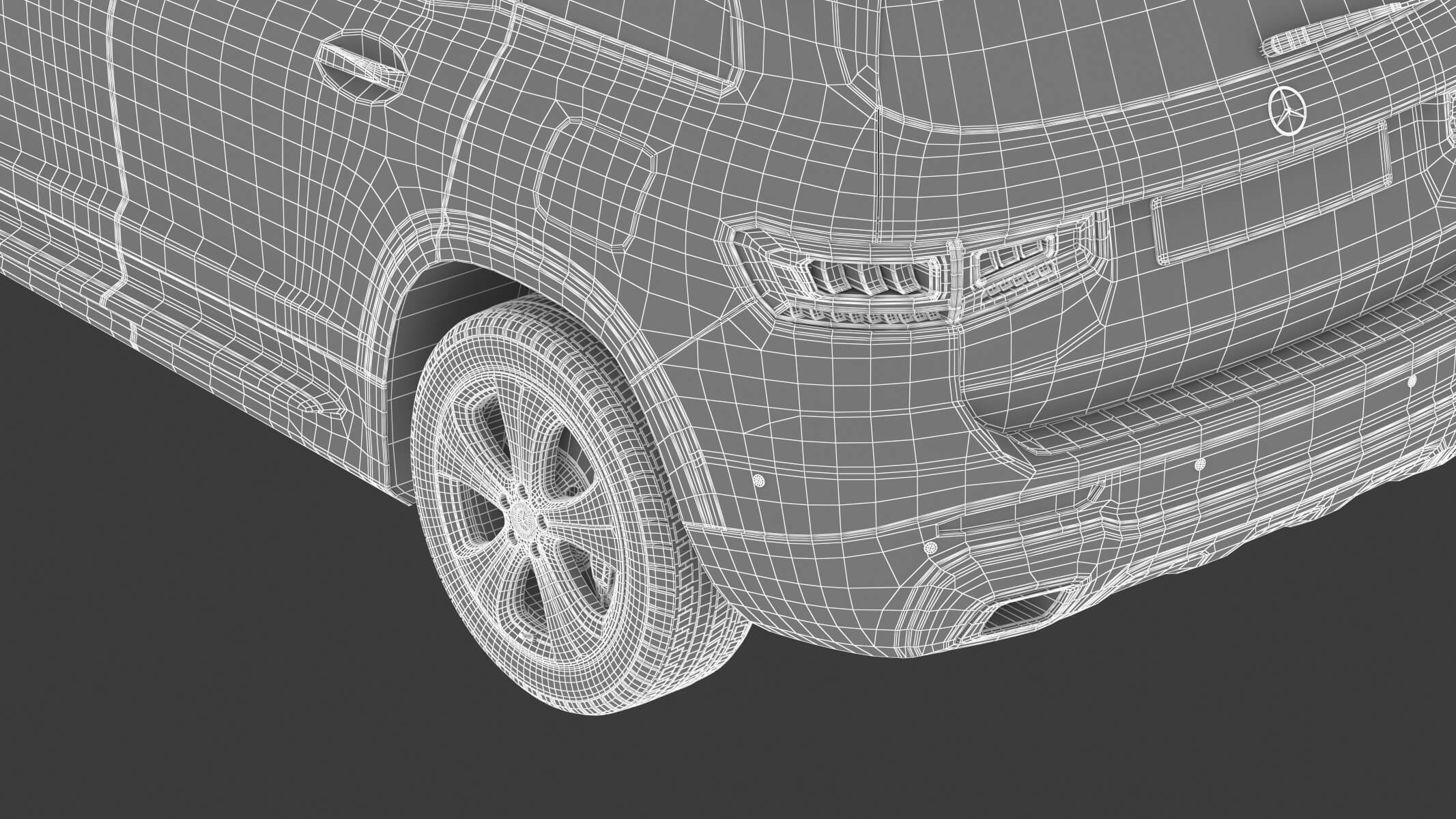 Mercedes-Benz GLB 2020 3D Model by frezzy