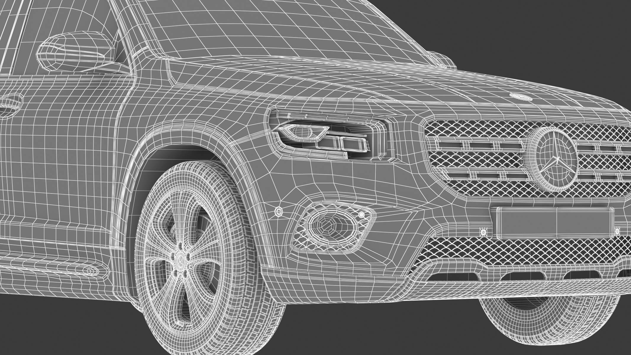 Mercedes-Benz GLB 2020 3D Model by frezzy