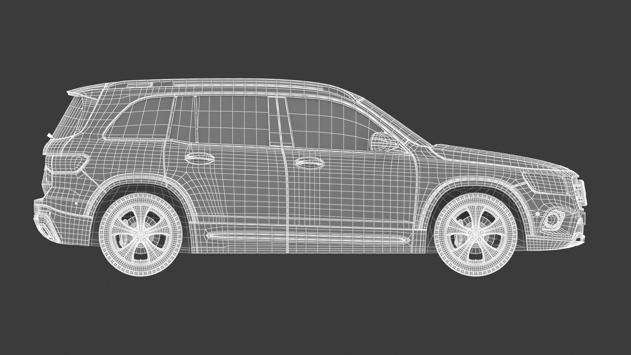 Mercedes-Benz GLB 2020 3D Model by frezzy