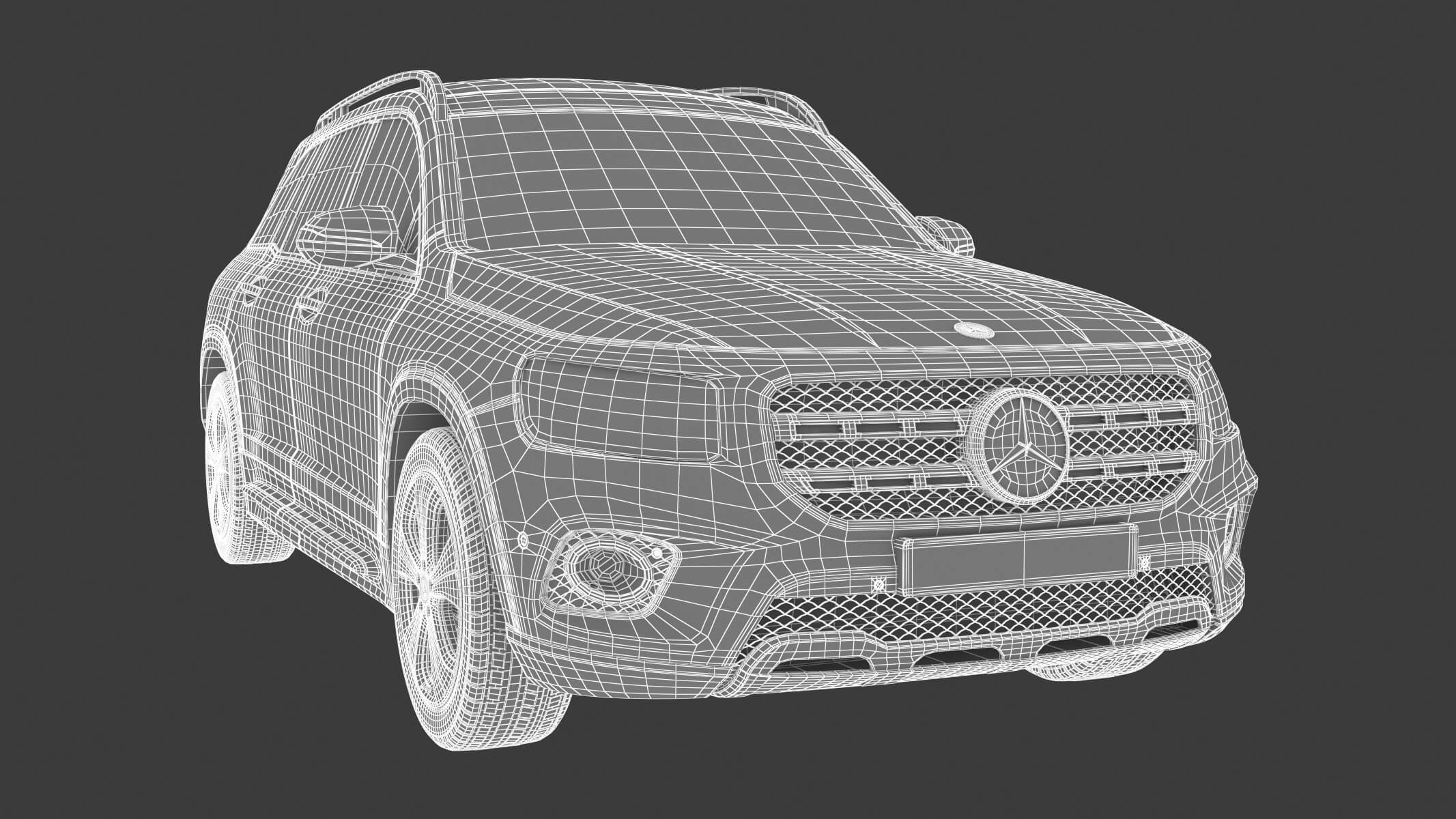 Mercedes-Benz GLB 2020 3D Model by frezzy