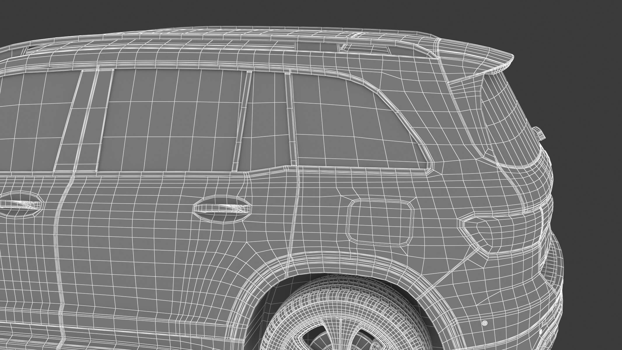 Mercedes-Benz GLB 2020 3D Model by frezzy
