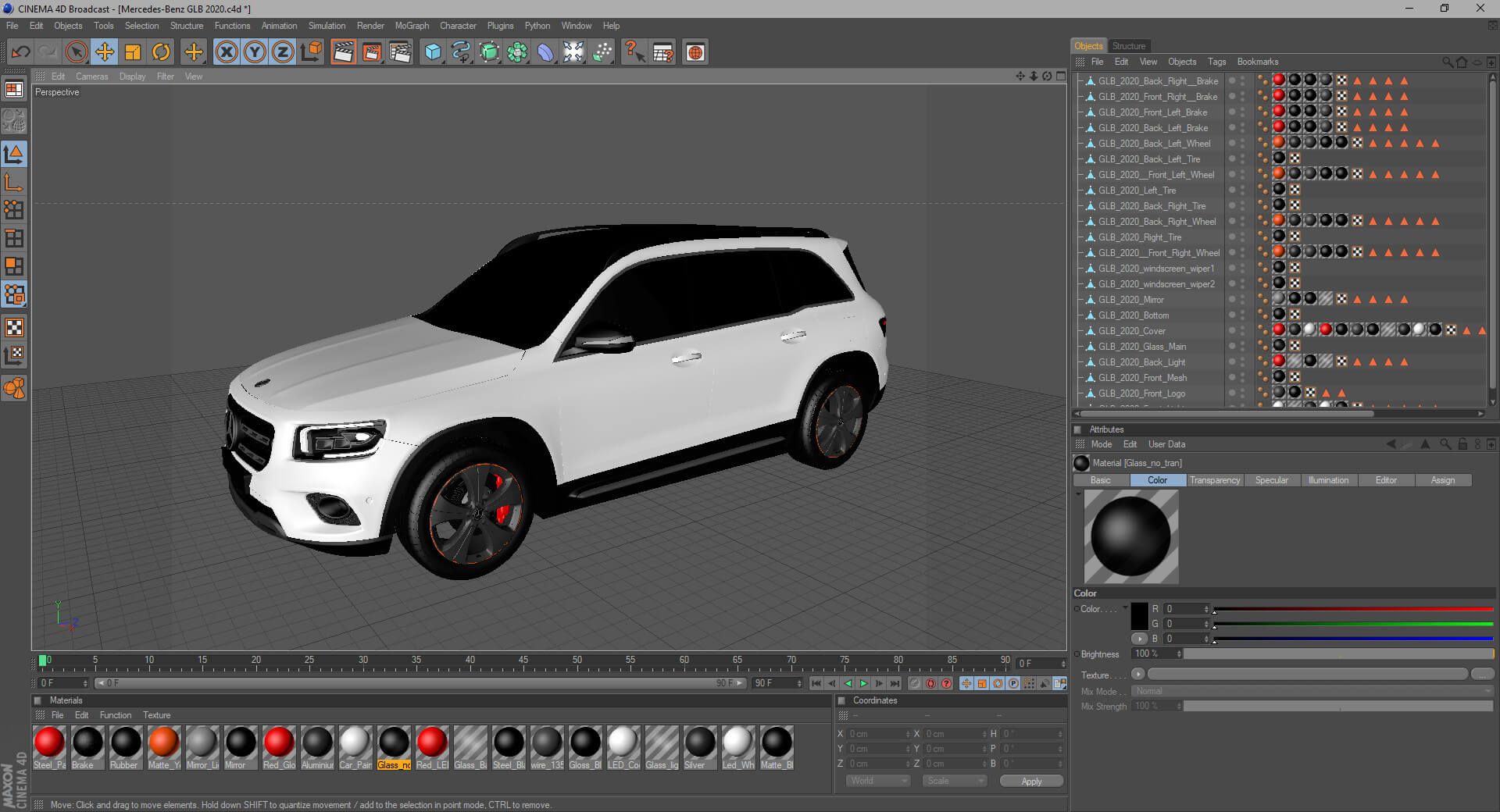 Mercedes-Benz GLB 2020 3D Model by frezzy