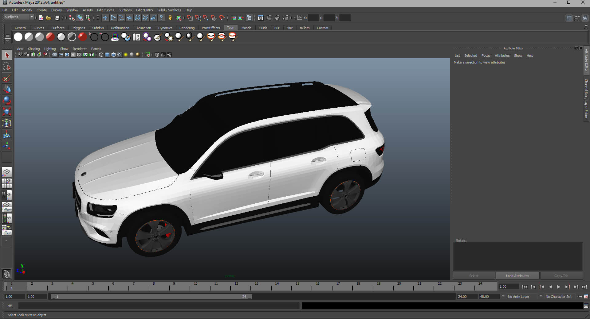Mercedes-Benz GLB 2020 3D Model by frezzy
