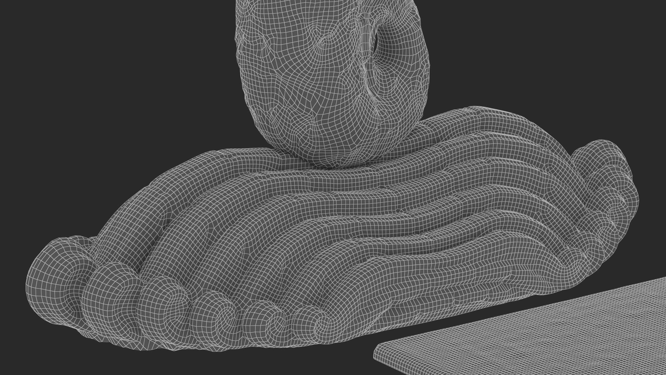 Merlion Fountain Water Spray Big - 3D Model by frezzy