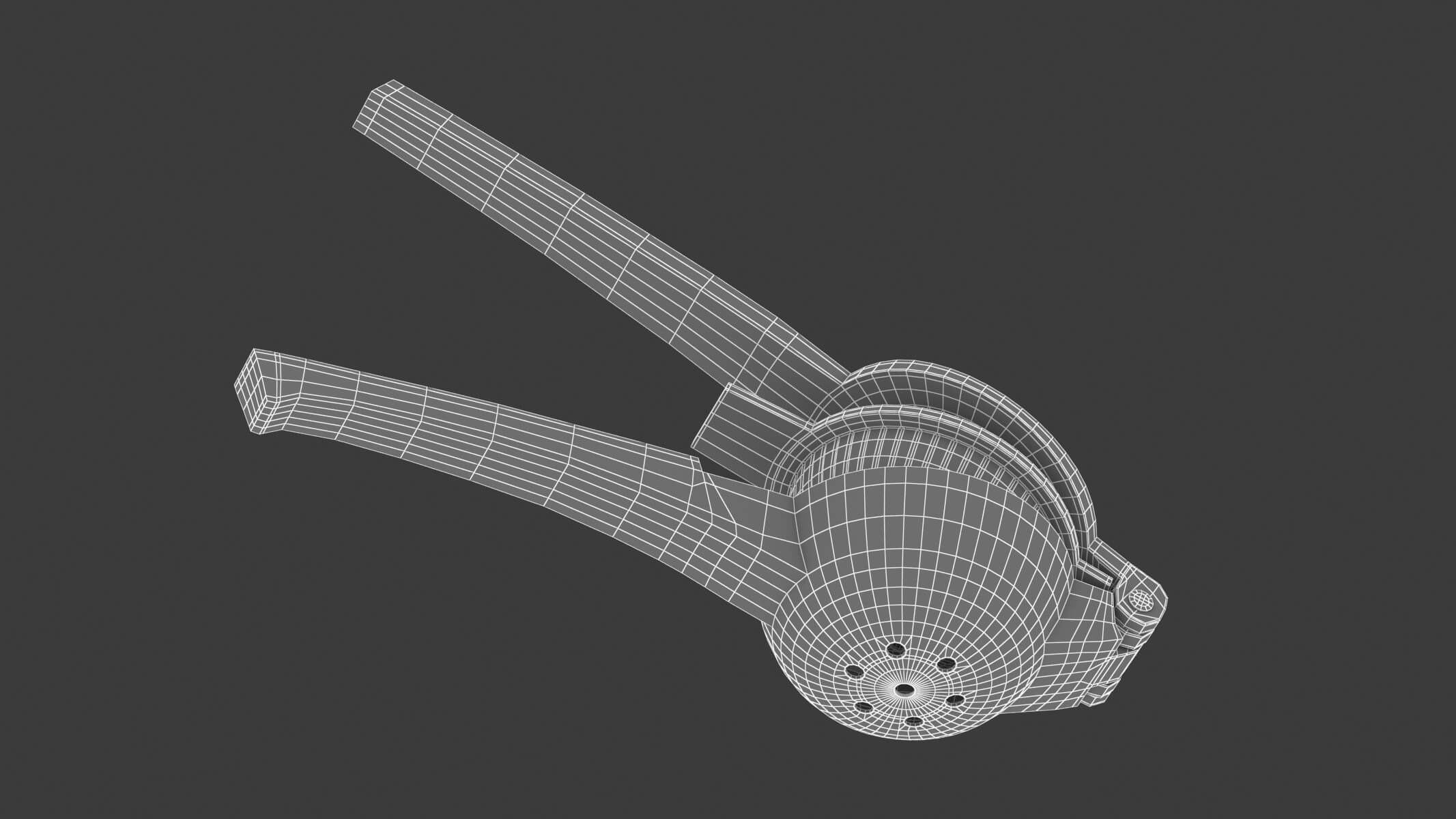 Metal Lemon Lime Squeezer - 3D Model by frezzy