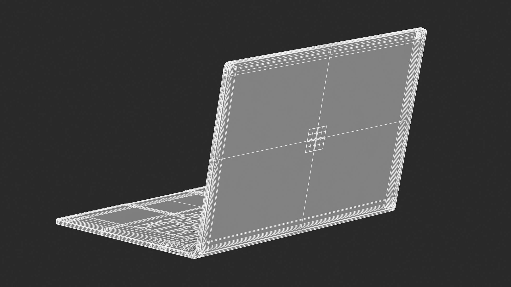 Microsoft Surface Book 3 - 3D Model by frezzy