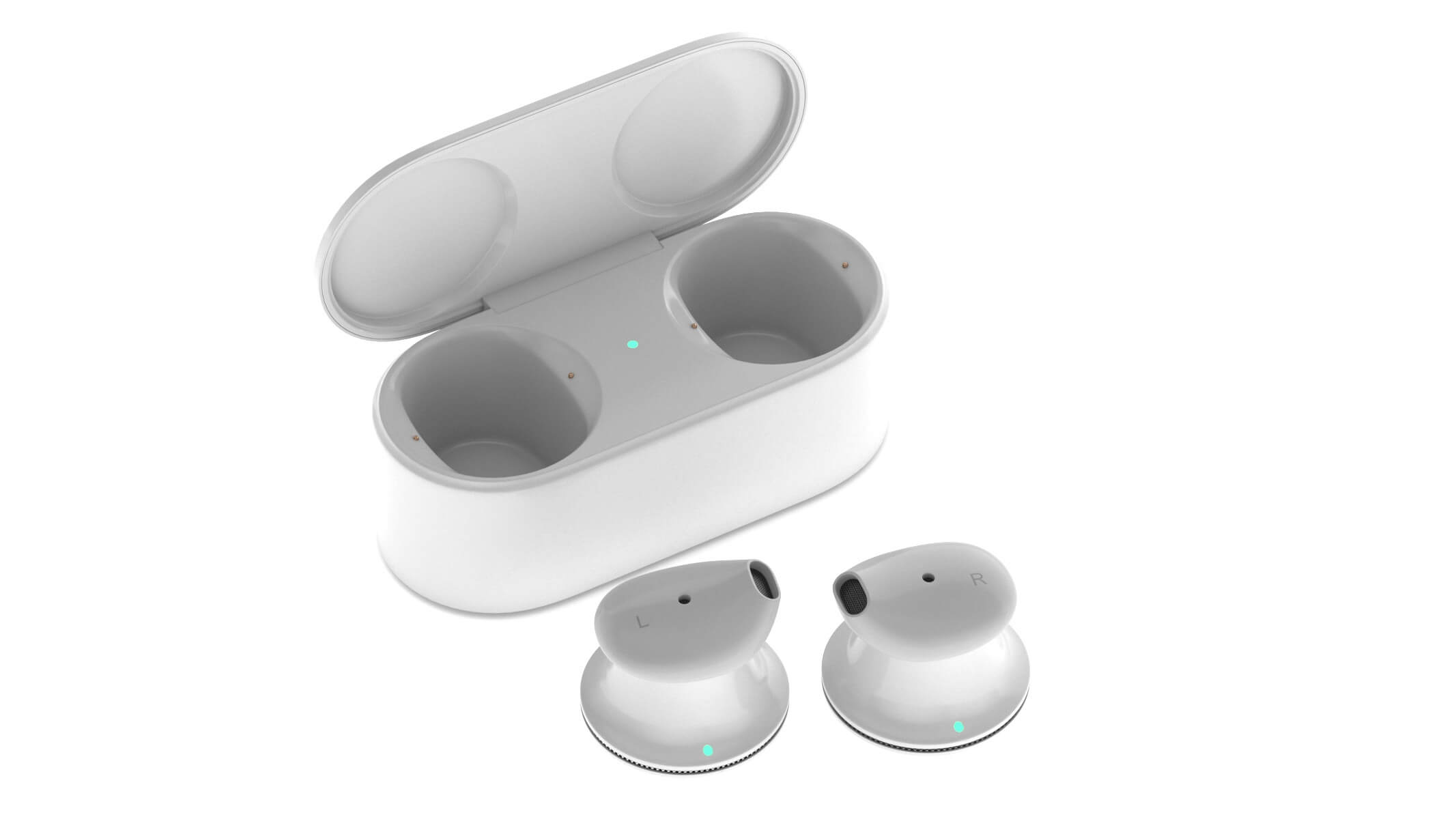 Microsoft Surface Earbuds - 3D Model by frezzy