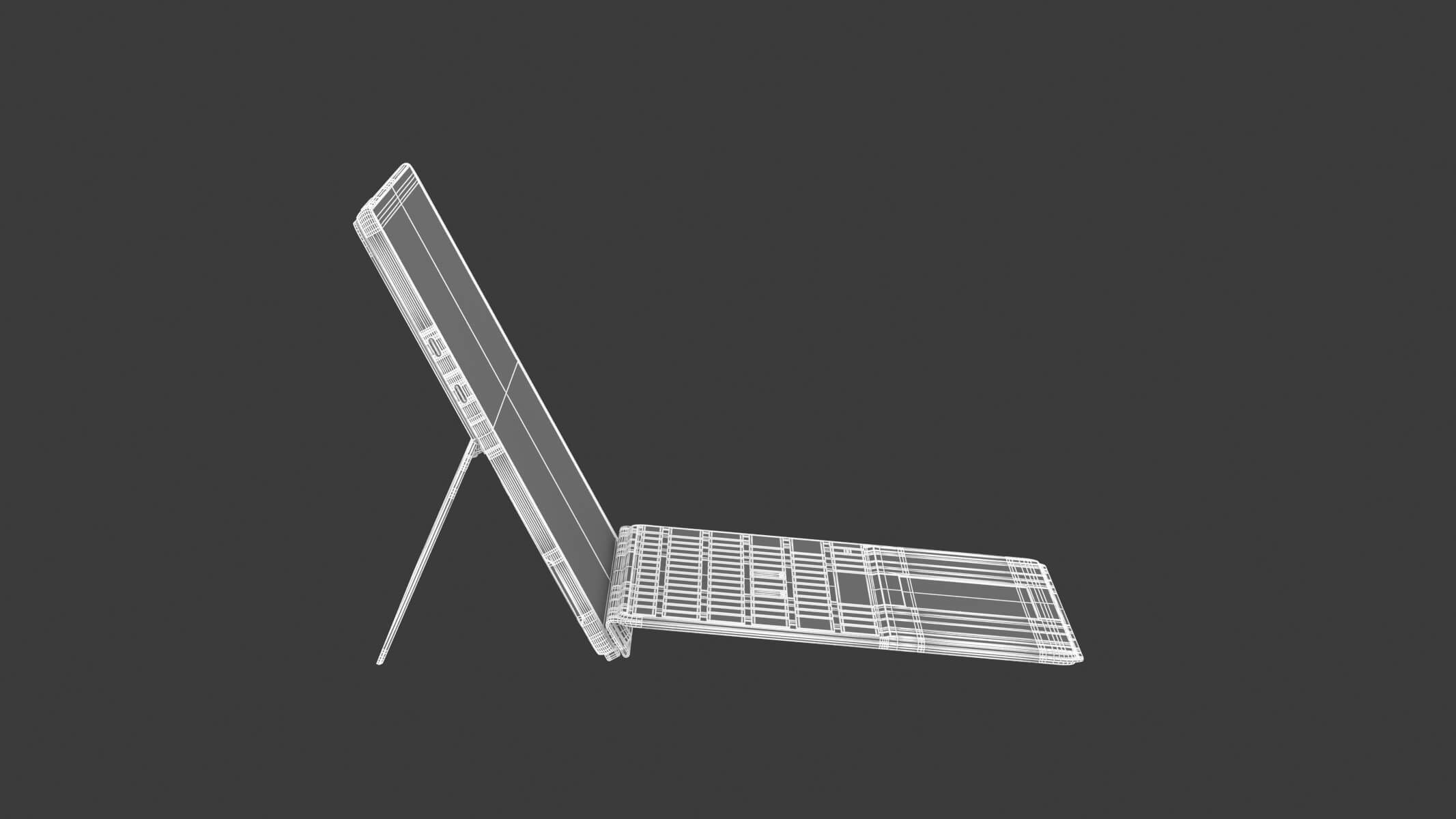 Microsoft Surface Pro 9 Blue - 3D Model by frezzy