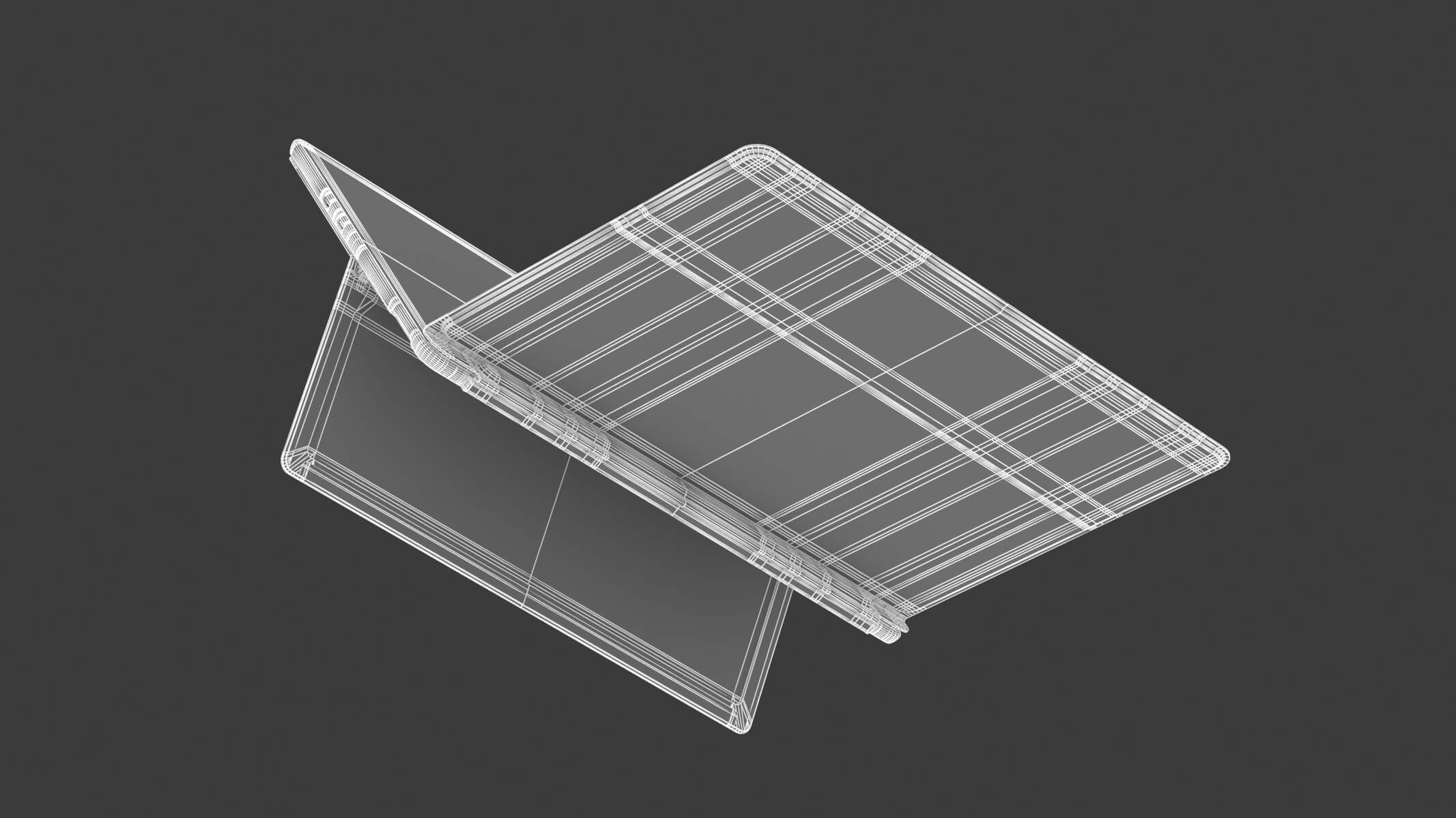 Microsoft Surface Pro 9 Blue - 3D Model by frezzy