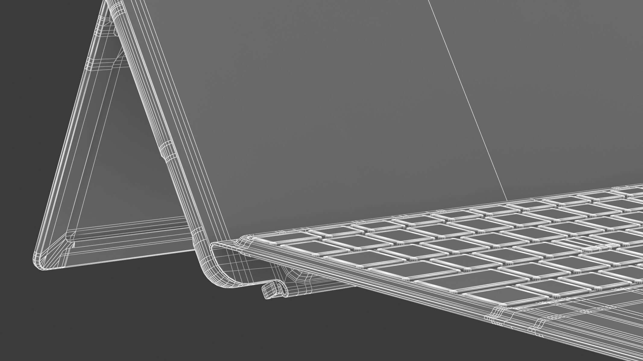 Microsoft Surface Pro 9 Blue - 3D Model by frezzy