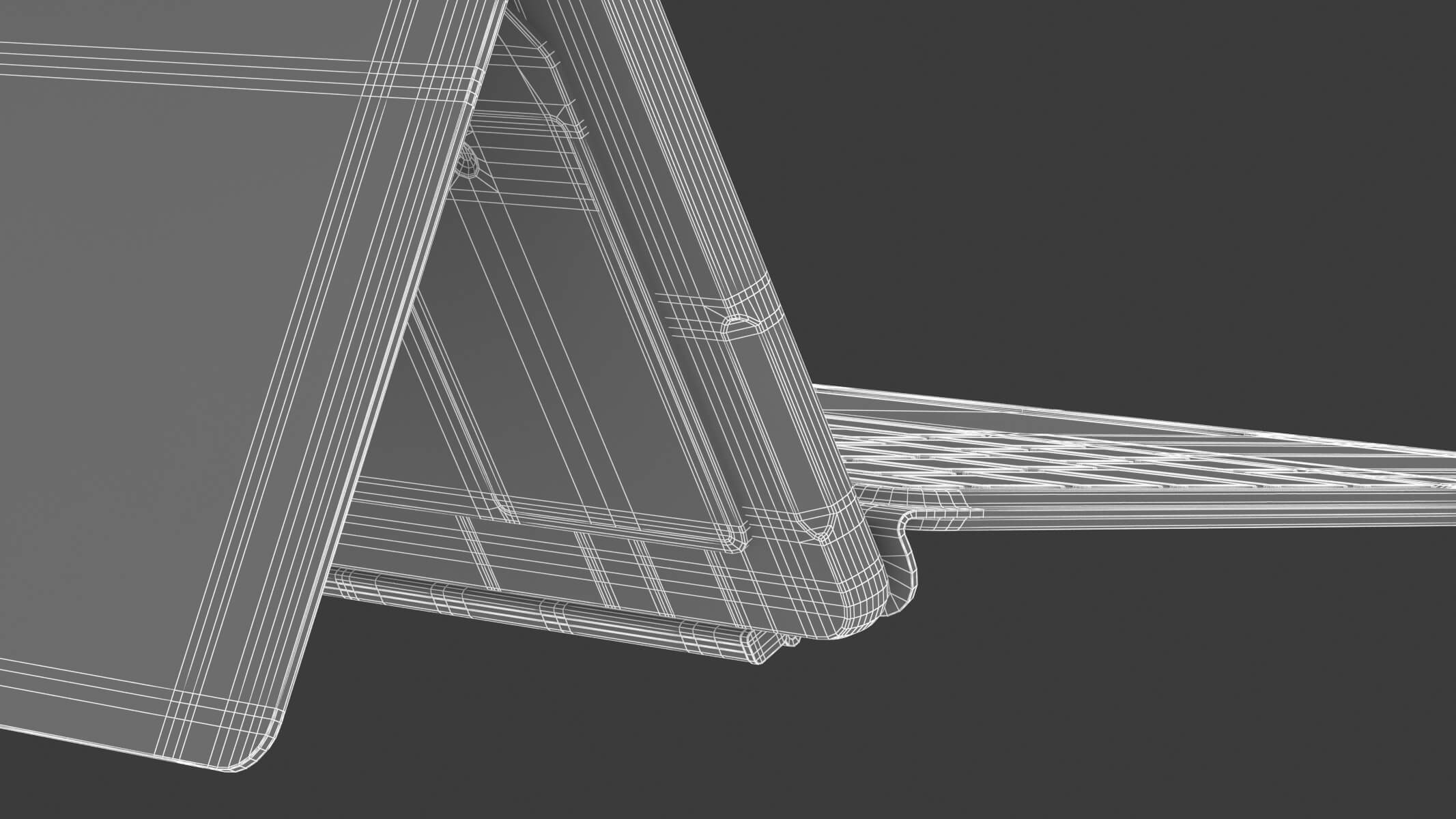 Microsoft Surface Pro 9 Blue - 3D Model by frezzy