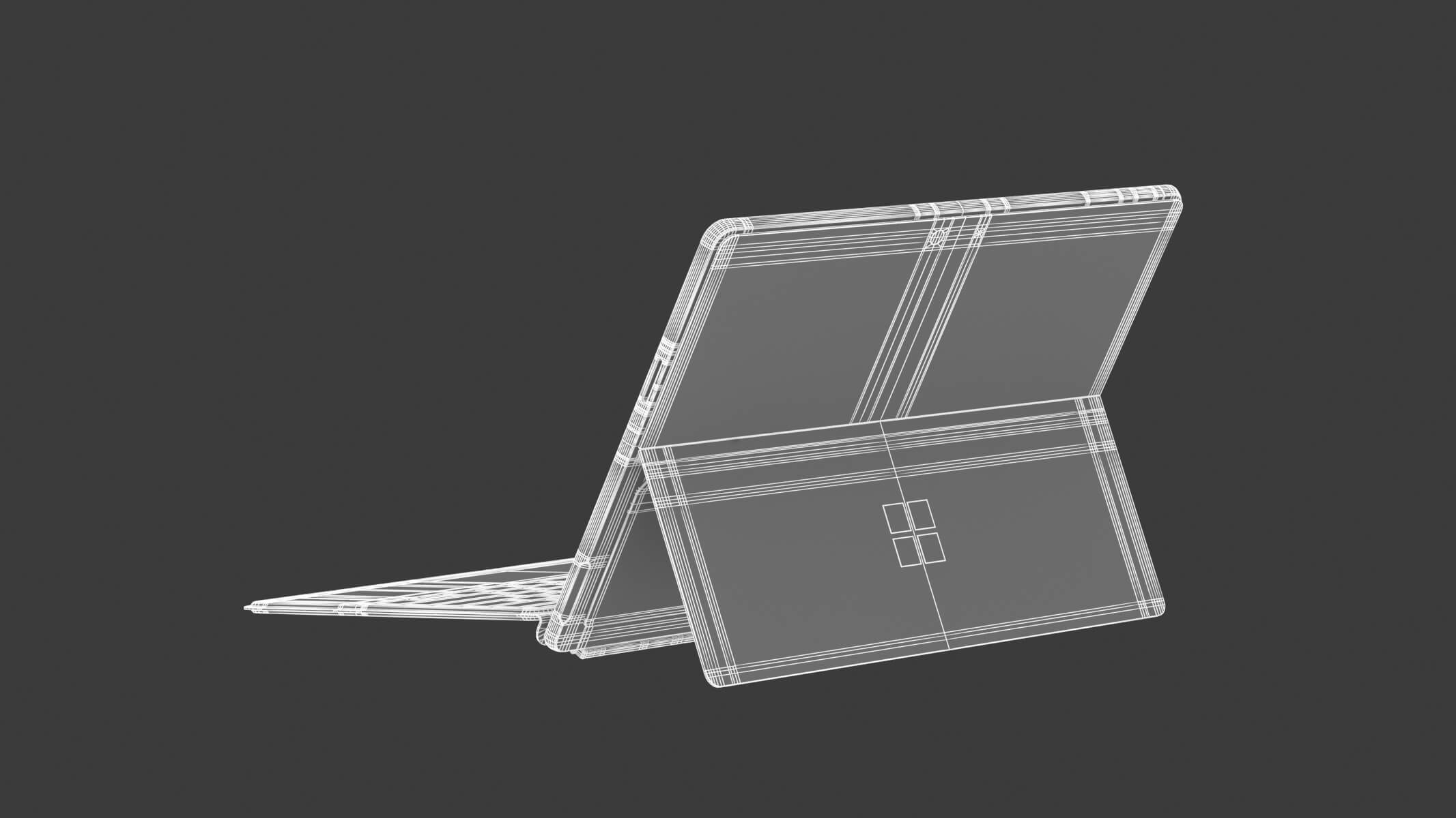 Microsoft Surface Pro 9 Green - 3D Model by frezzy
