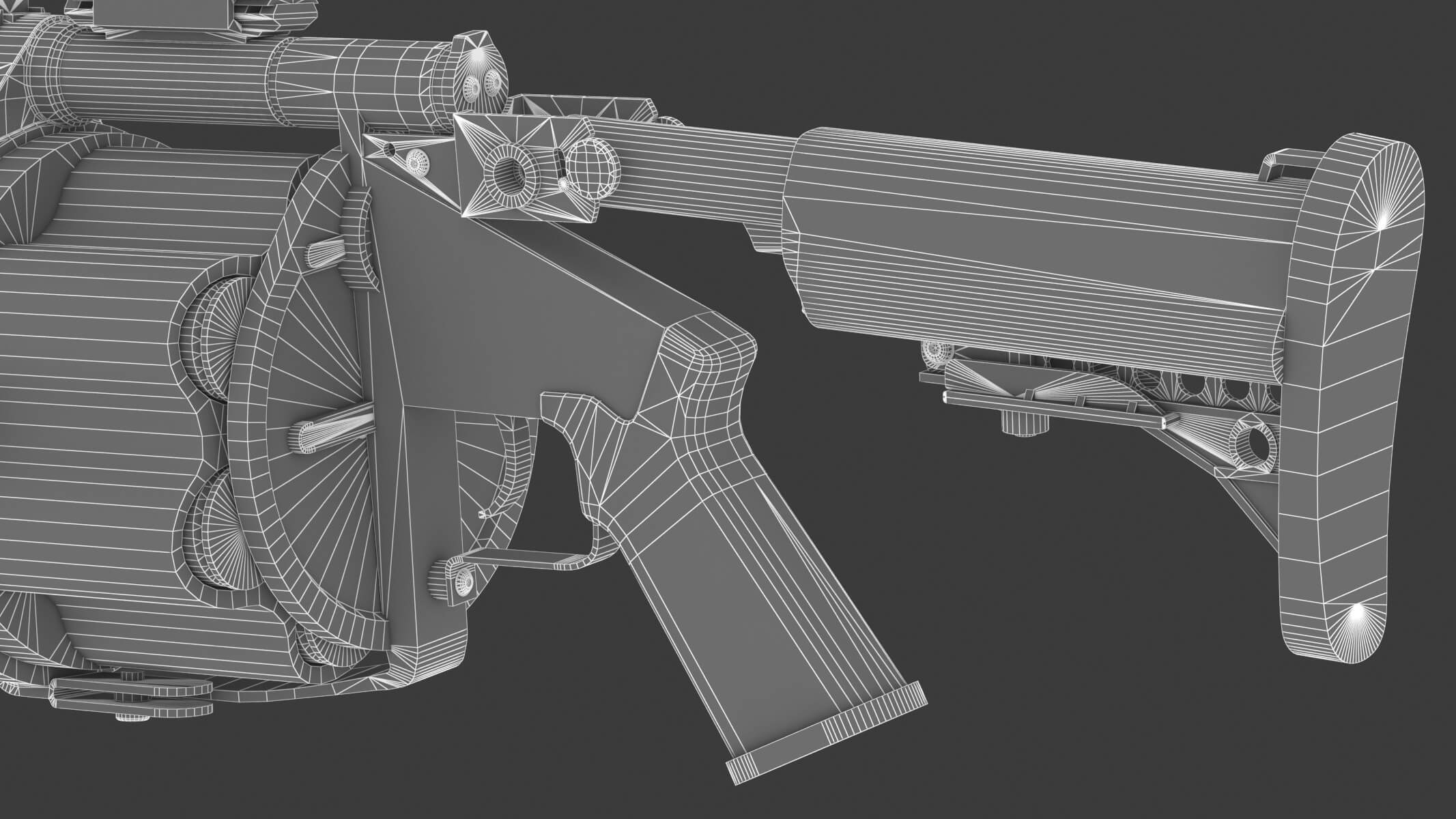 Milkor Mgl Low Poly - 3D Model by frezzy