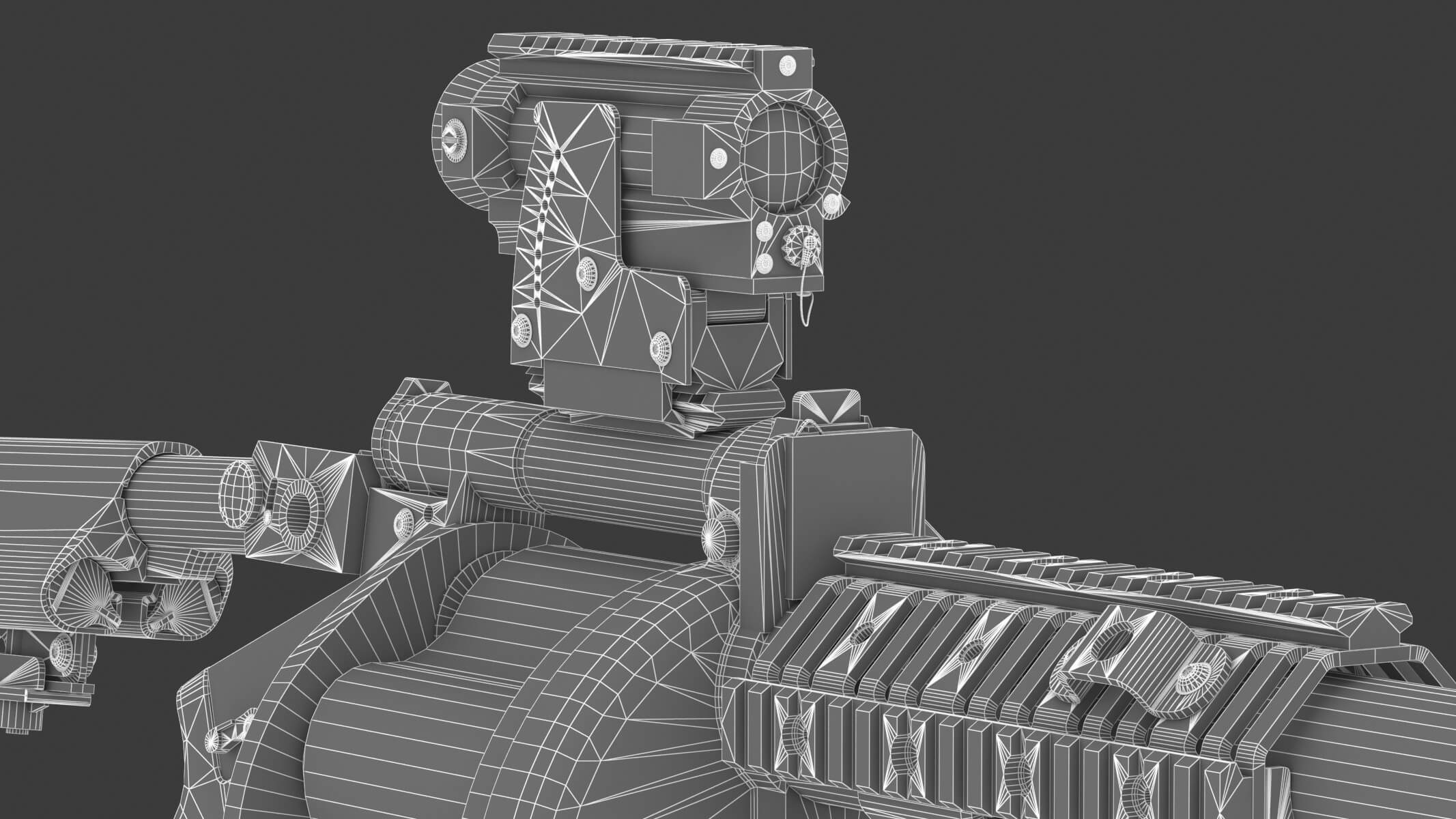 Milkor Mgl Low Poly - 3D Model by frezzy