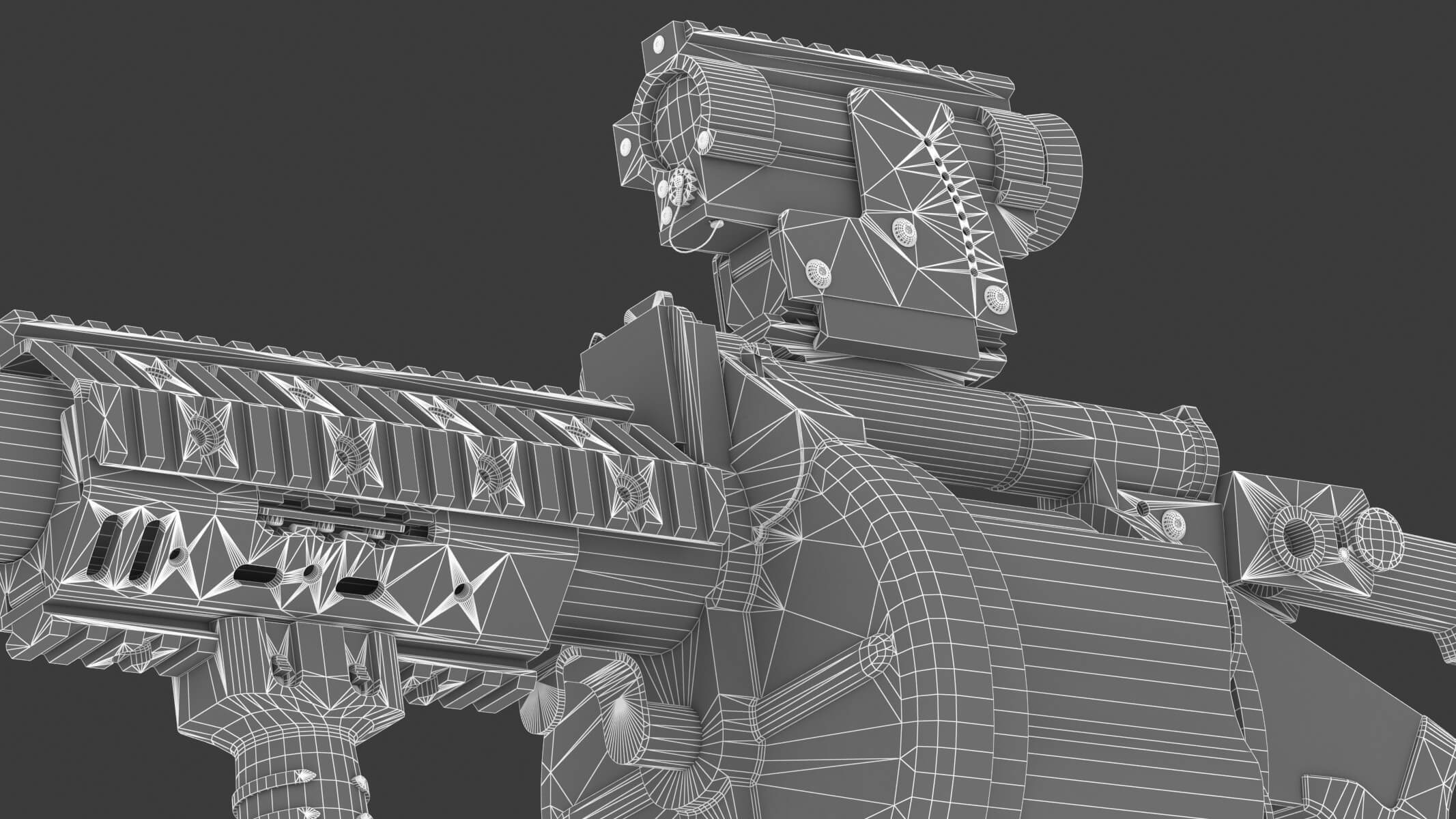 Milkor Mgl Low Poly - 3D Model by frezzy