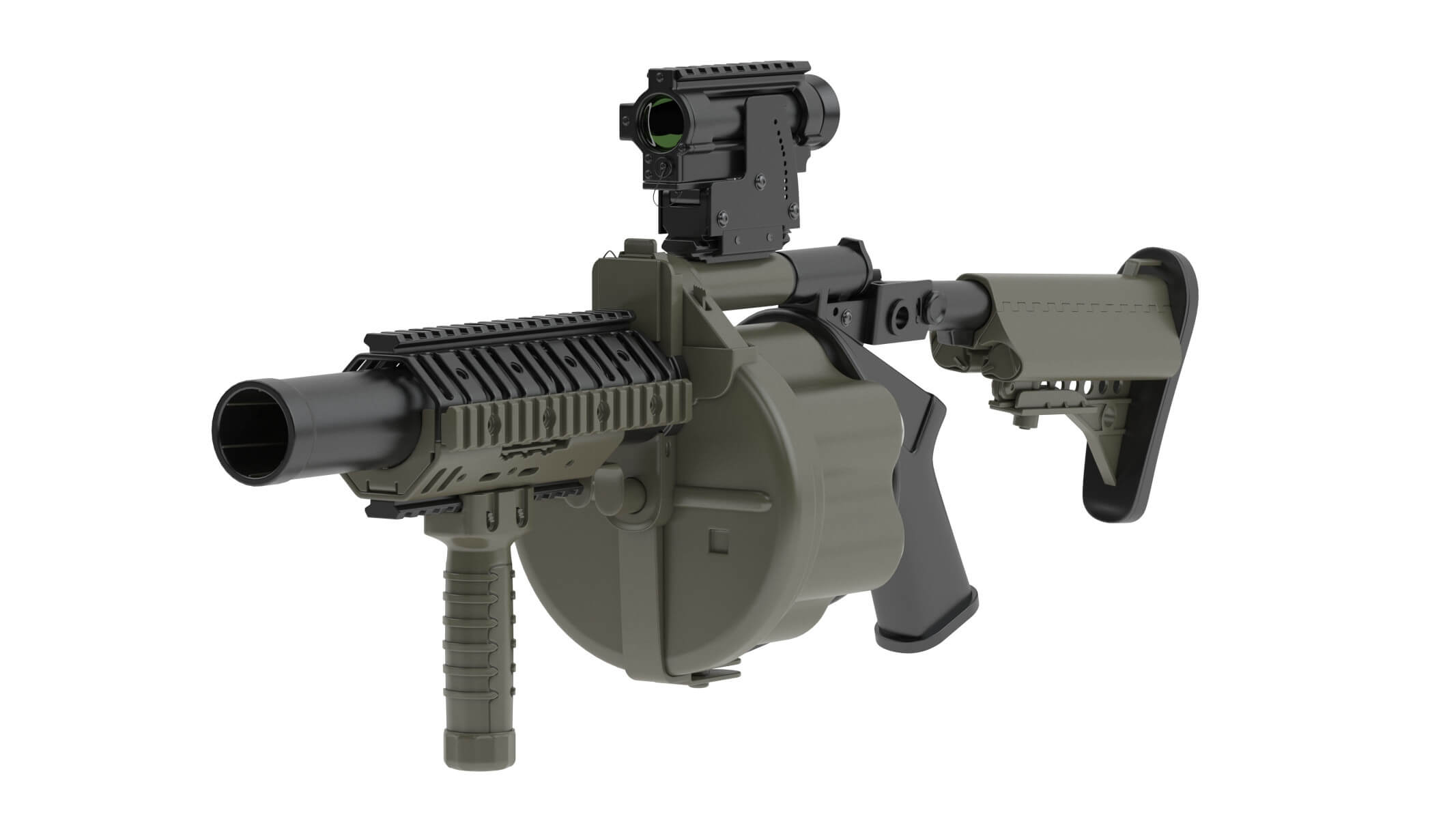 Milkor MGL - 3D Model by frezzy