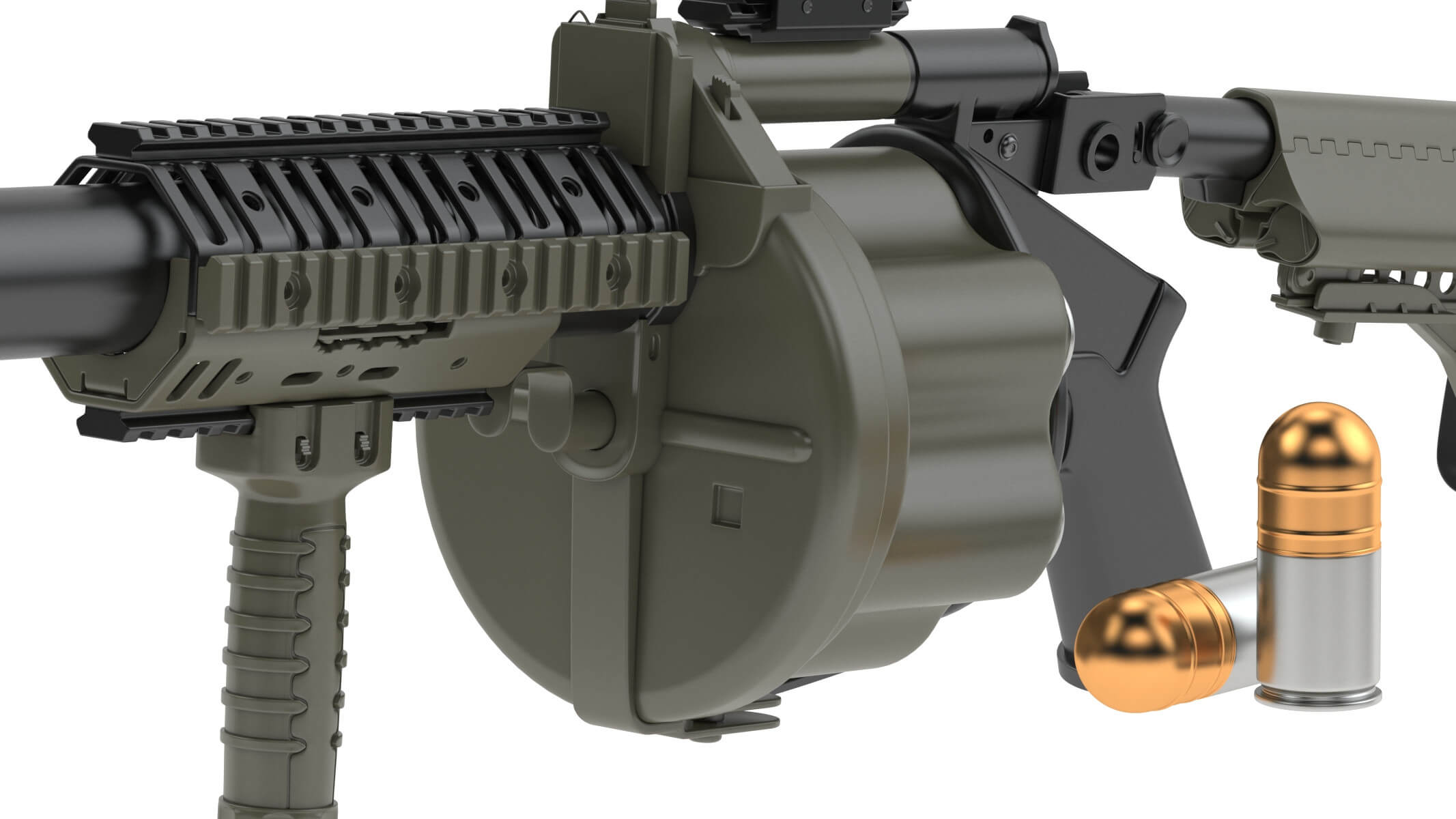 Milkor MGL - 3D Model by frezzy