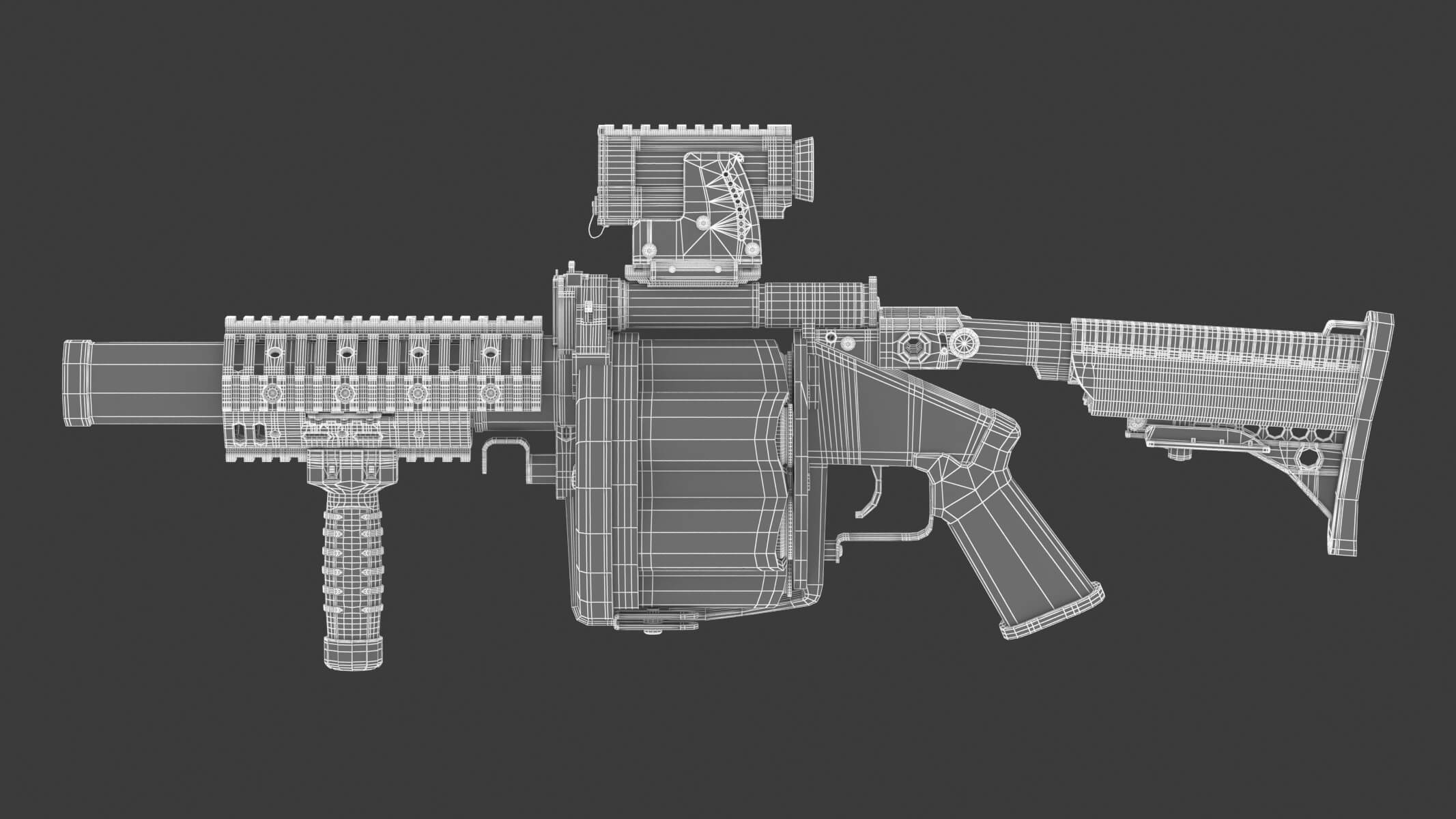 Milkor MGL - 3D Model by frezzy