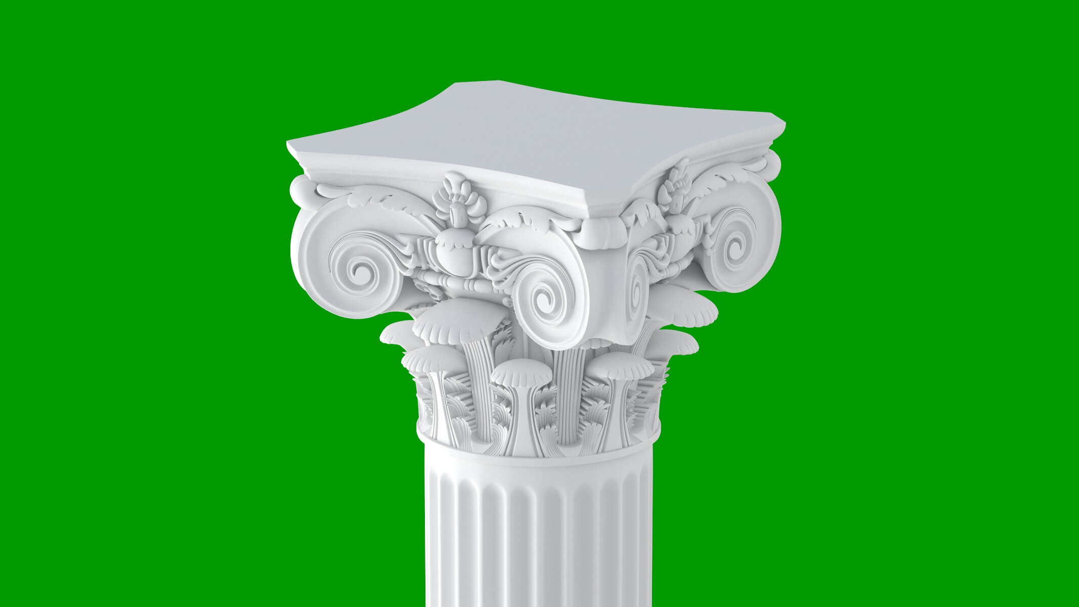Modern Composite Column - 3D Model by frezzy