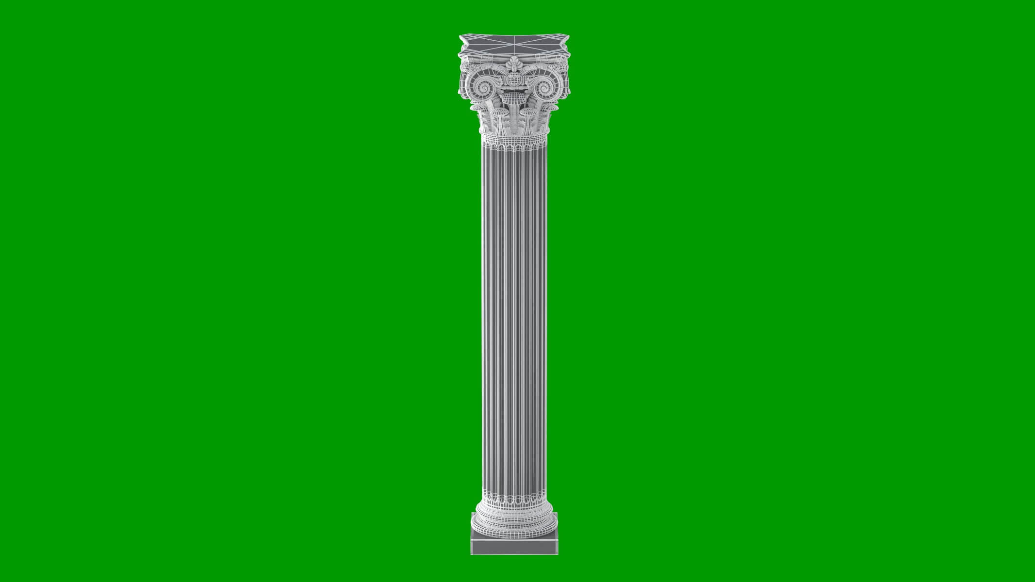 Modern Composite Column - 3D Model by frezzy