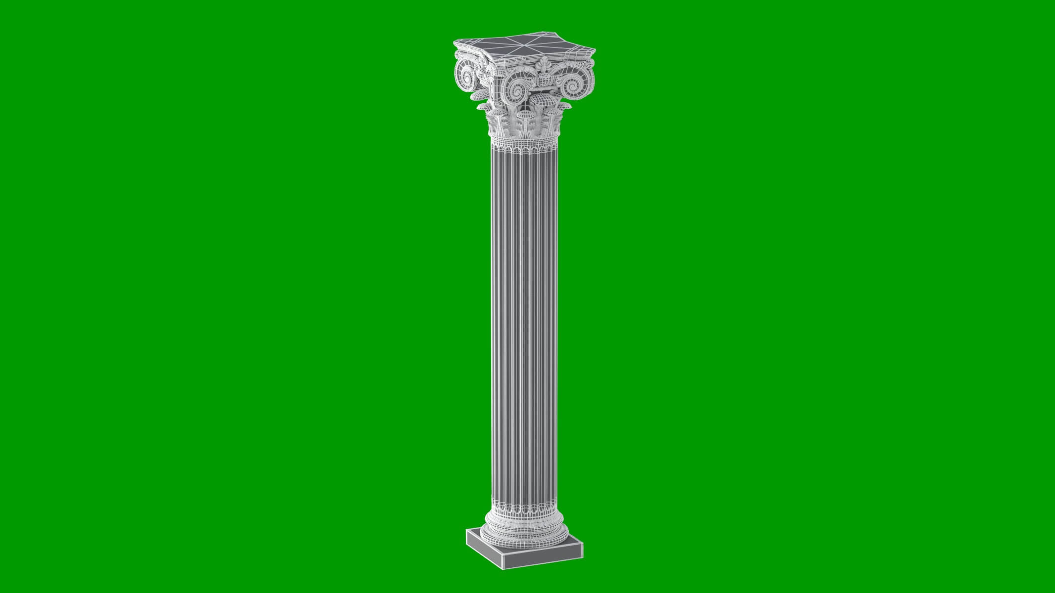 Modern Composite Column - 3D Model by frezzy