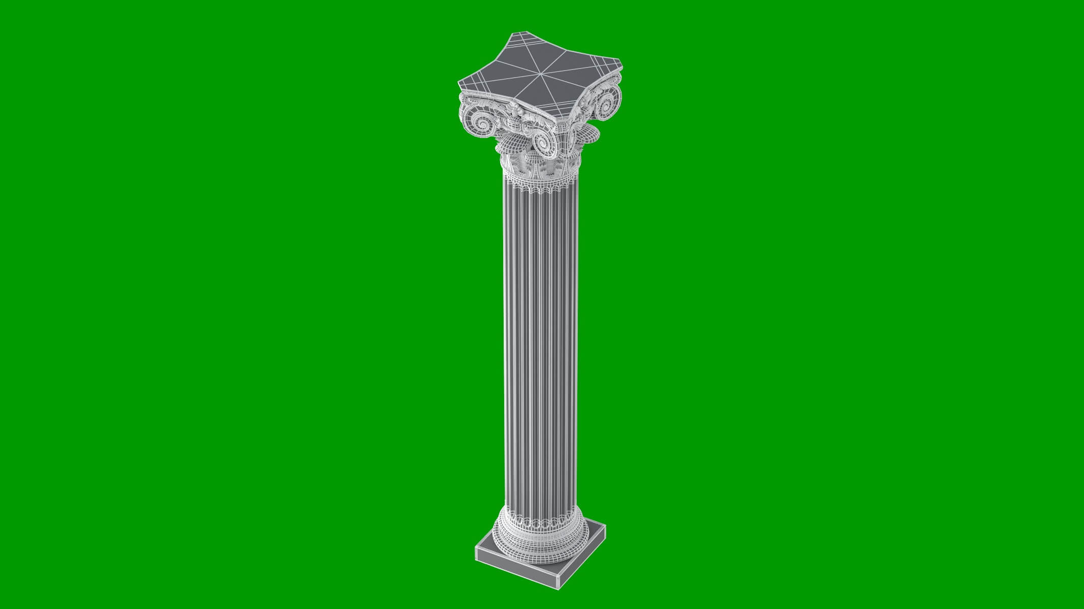 Modern Composite Column - 3D Model by frezzy