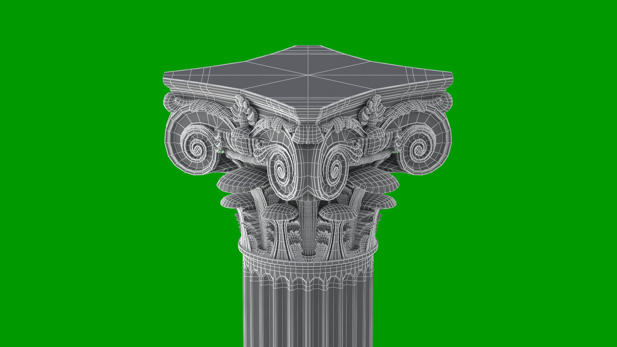 Modern Composite Column - 3D Model by frezzy