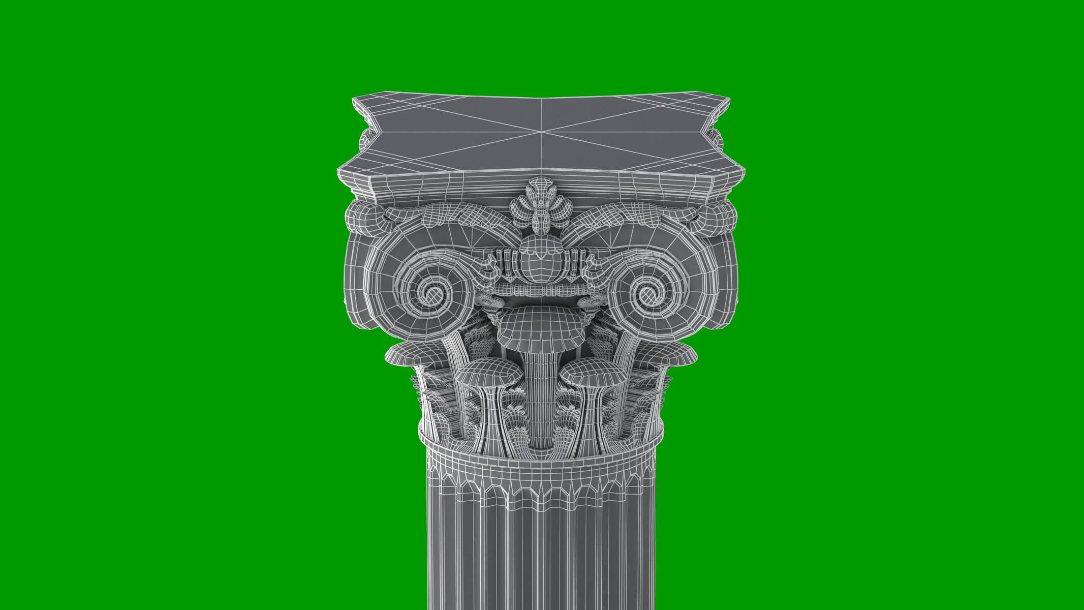 Modern Composite Column - 3D Model by frezzy