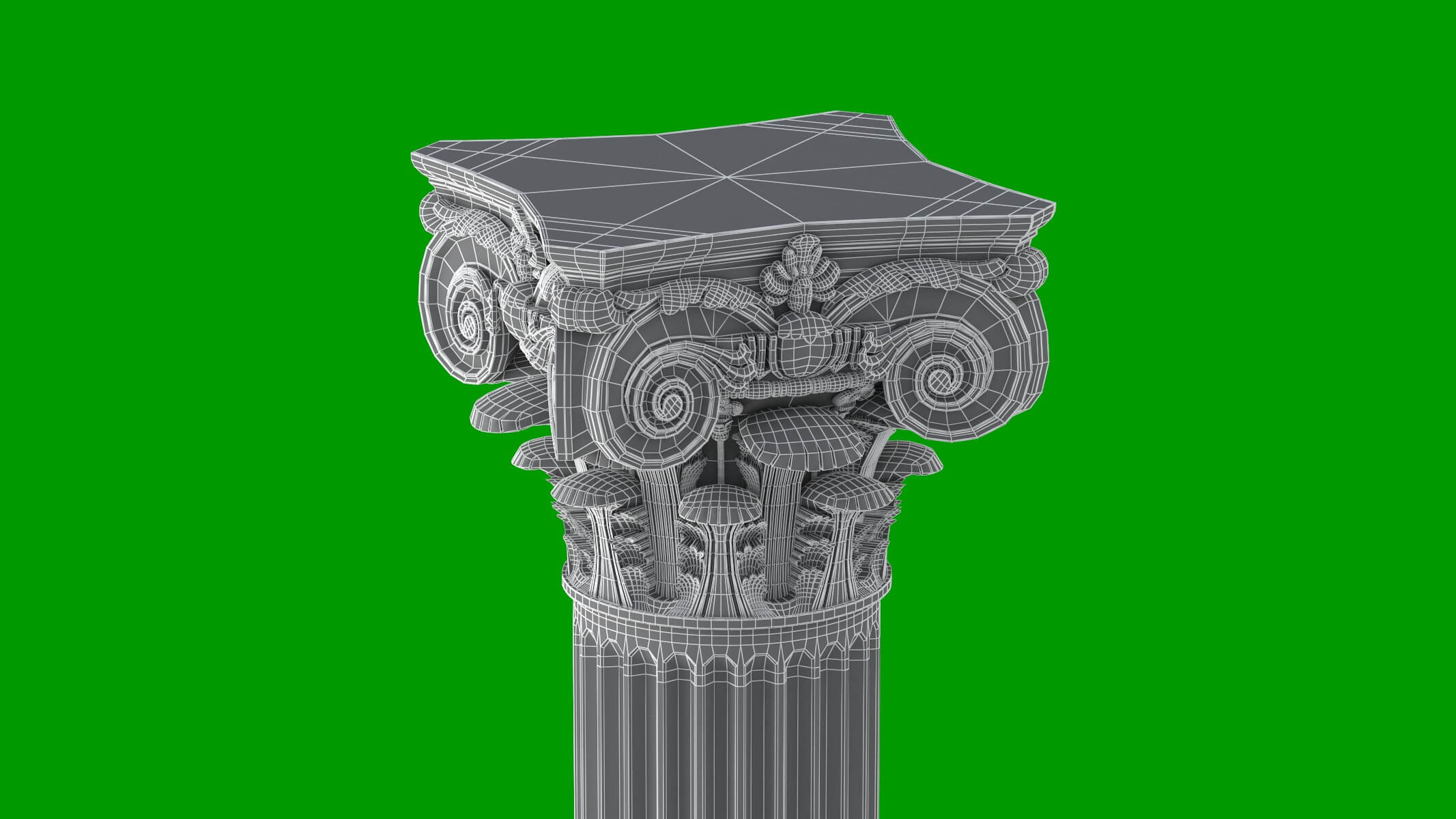 Modern Composite Column - 3D Model by frezzy
