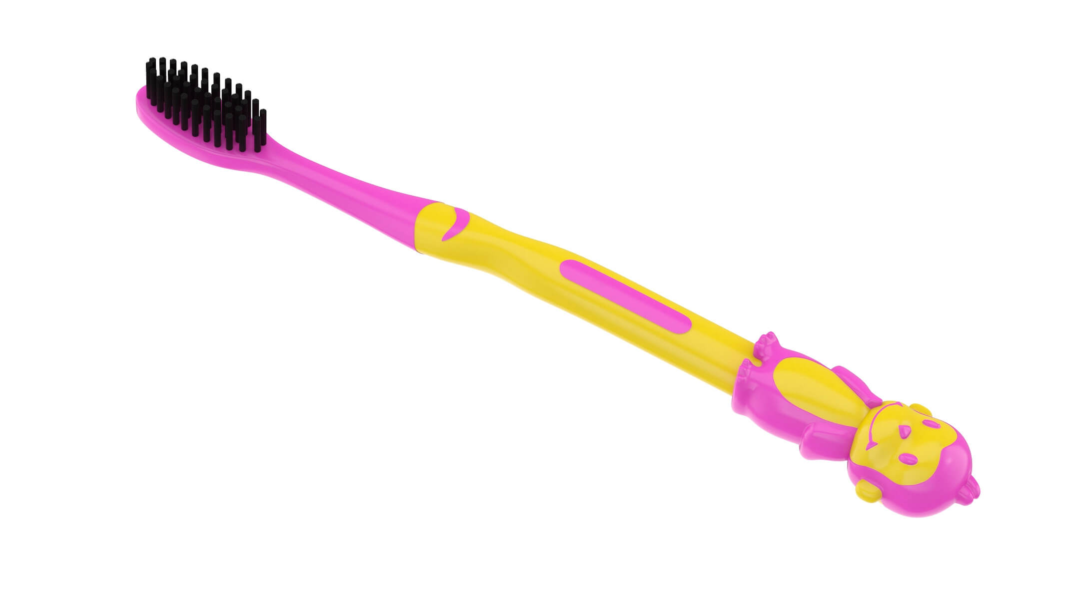 Monkey Toothbrush - 3D Model by frezzy