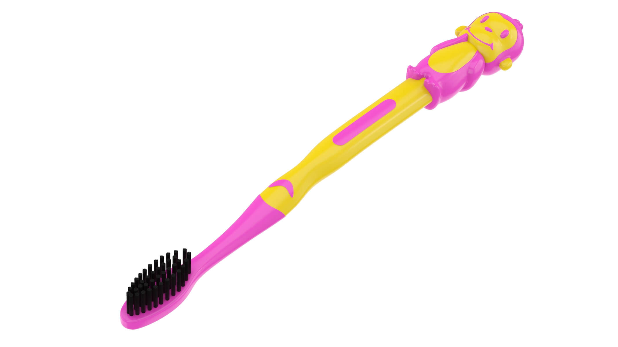 Monkey Toothbrush - 3D Model by frezzy