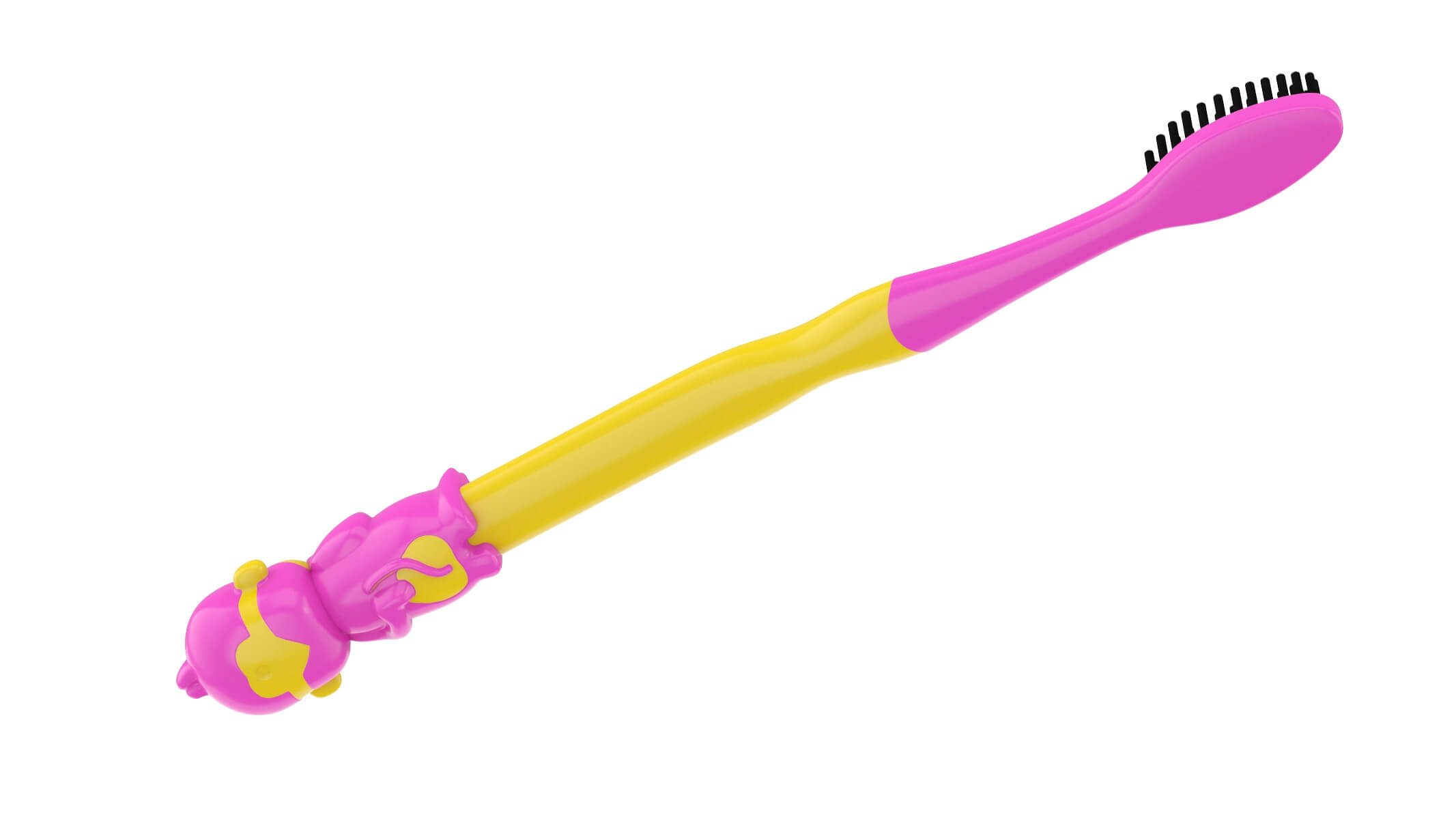Monkey Toothbrush - 3D Model by frezzy