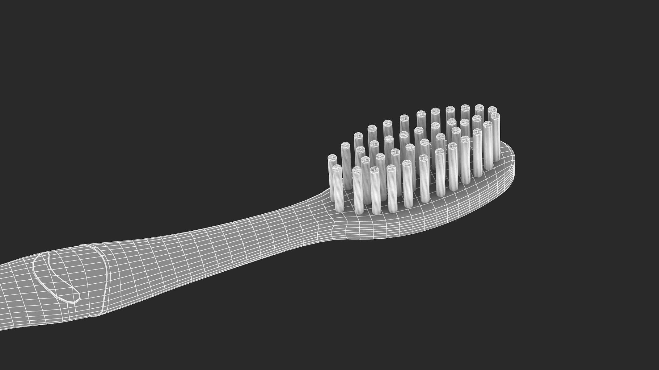 Monkey Toothbrush - 3D Model by frezzy