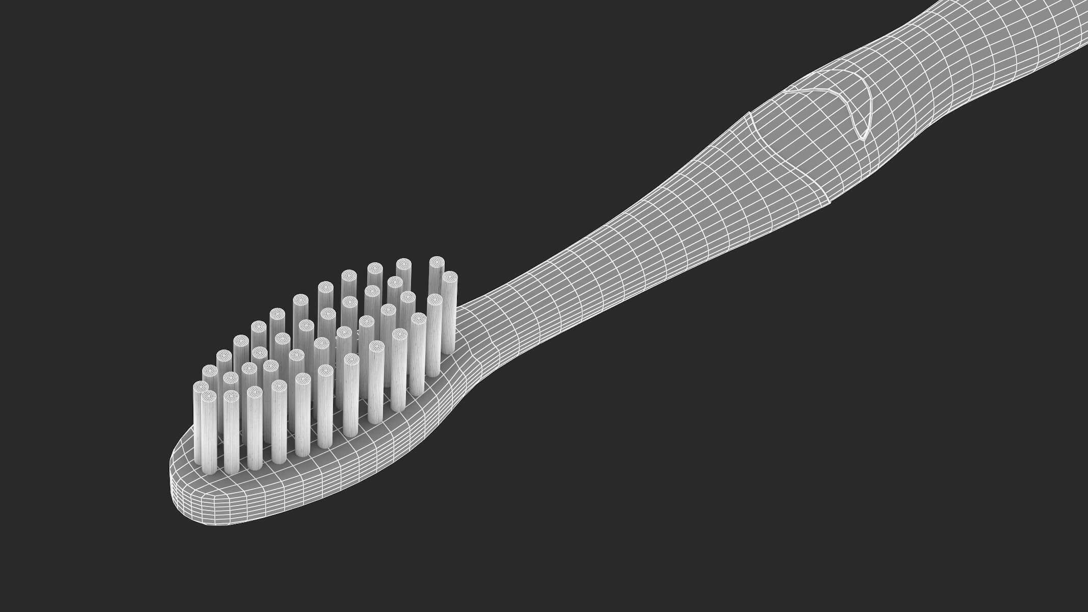 Monkey Toothbrush - 3D Model by frezzy
