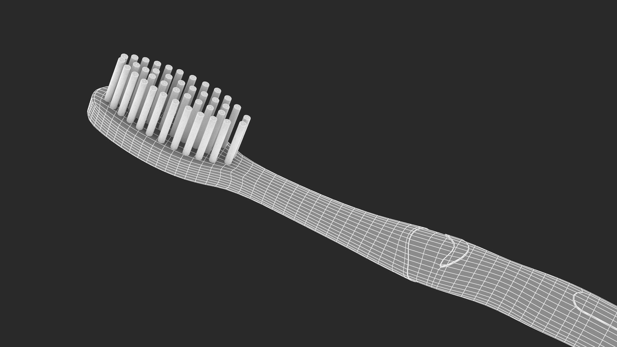 Monkey Toothbrush - 3D Model by frezzy