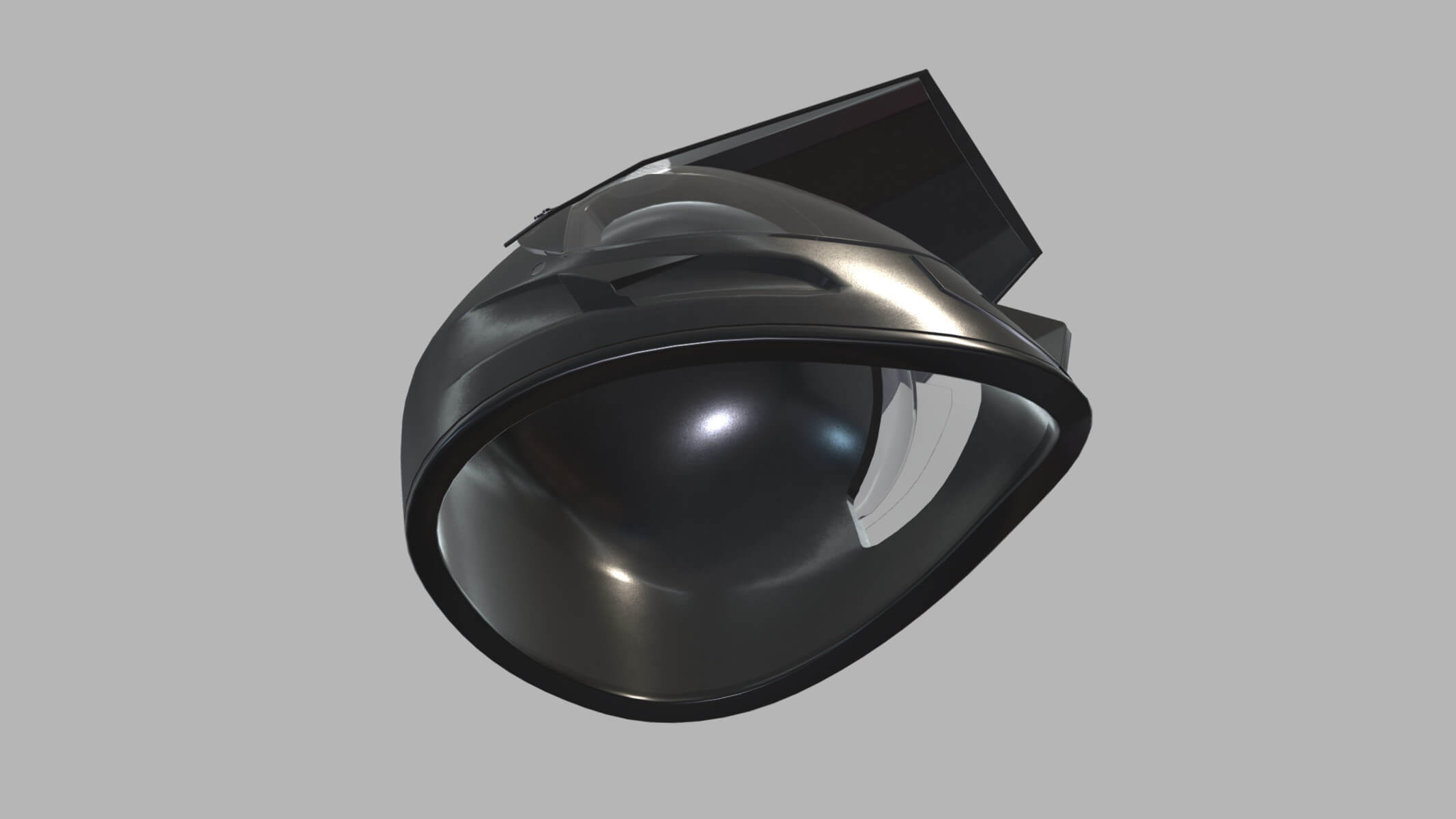 Motocross Helmet Low Poly - 3D Model by frezzy