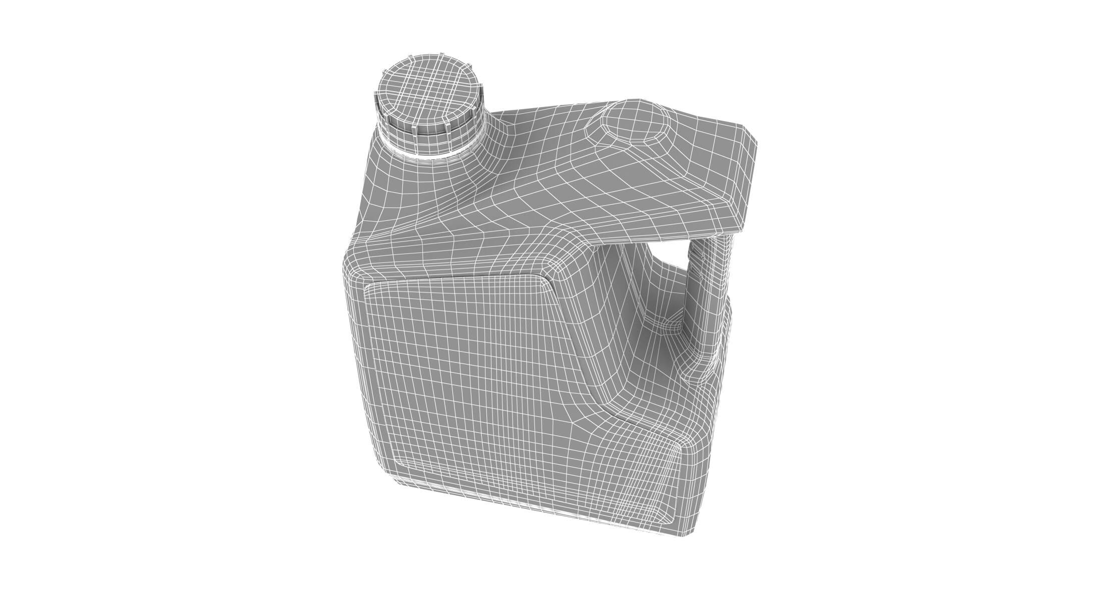 Motor Oil Bottle - 3D Model by frezzy