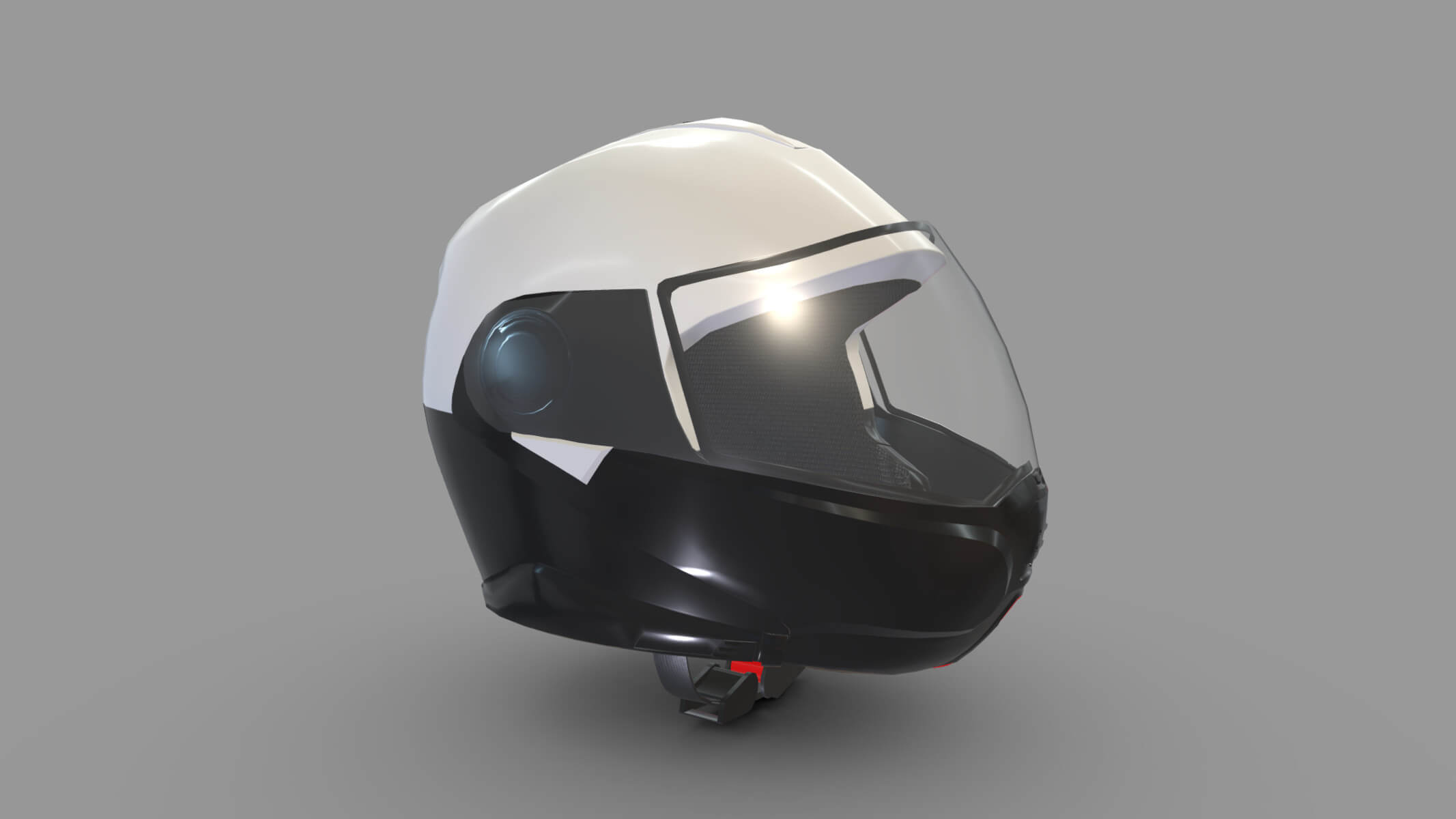 Motorcycle Helmet Low Poly - 3D Model by frezzy