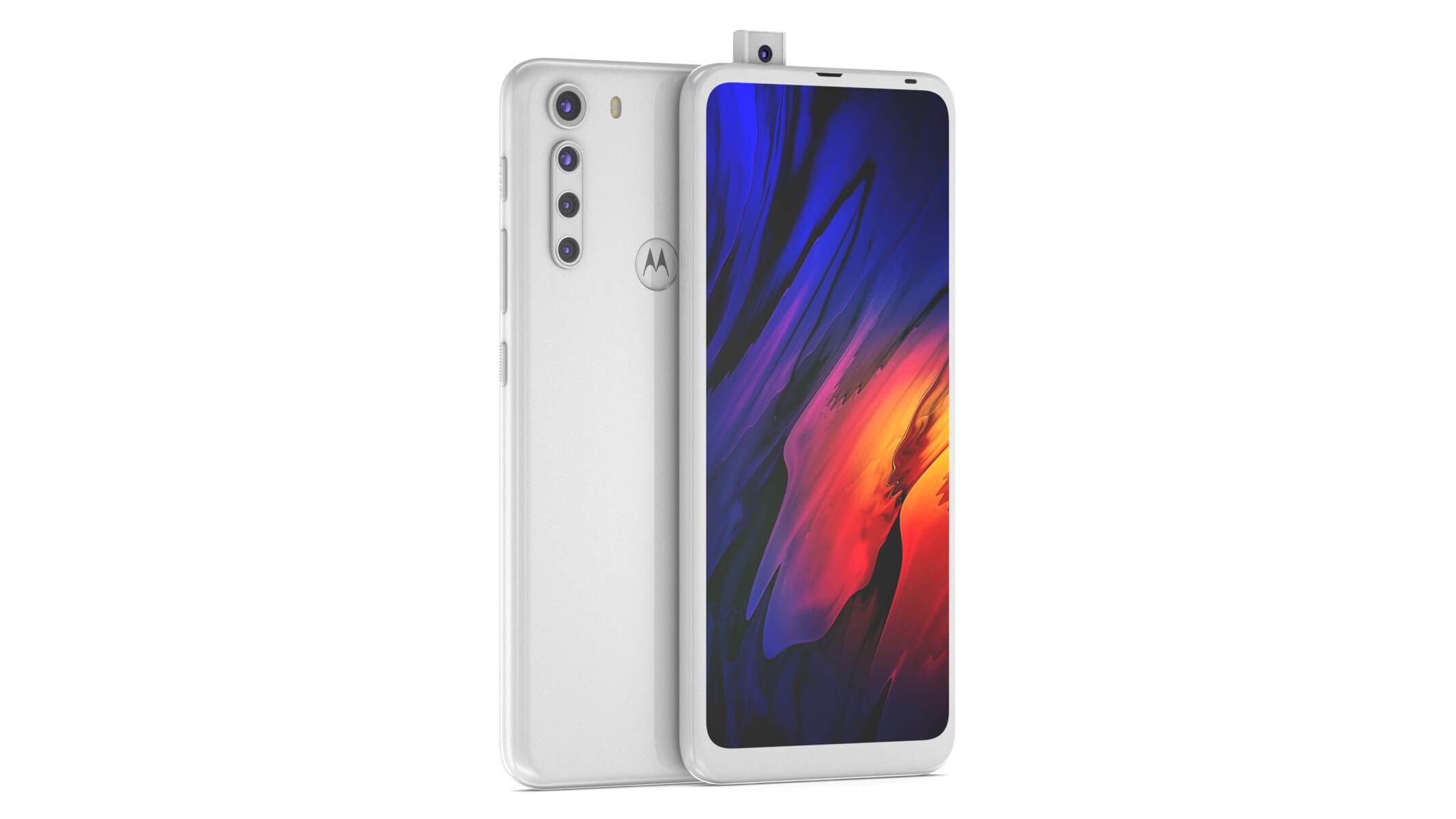 Motorola One Fusion Plus White - 3D Model by frezzy