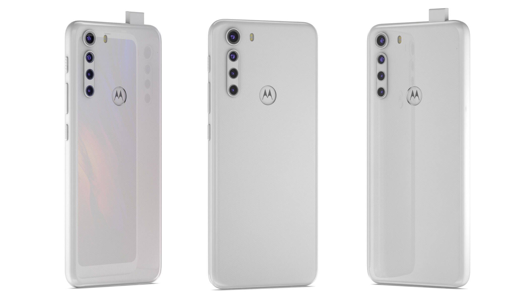 Motorola One Fusion Plus White - 3D Model by frezzy