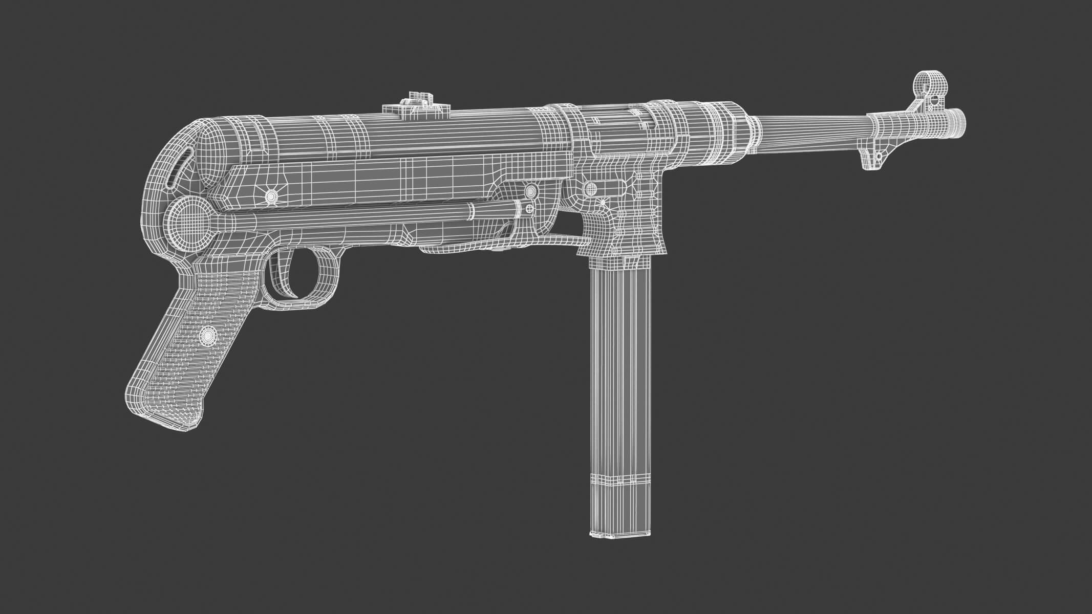 MP 40 - 3D Model by frezzy