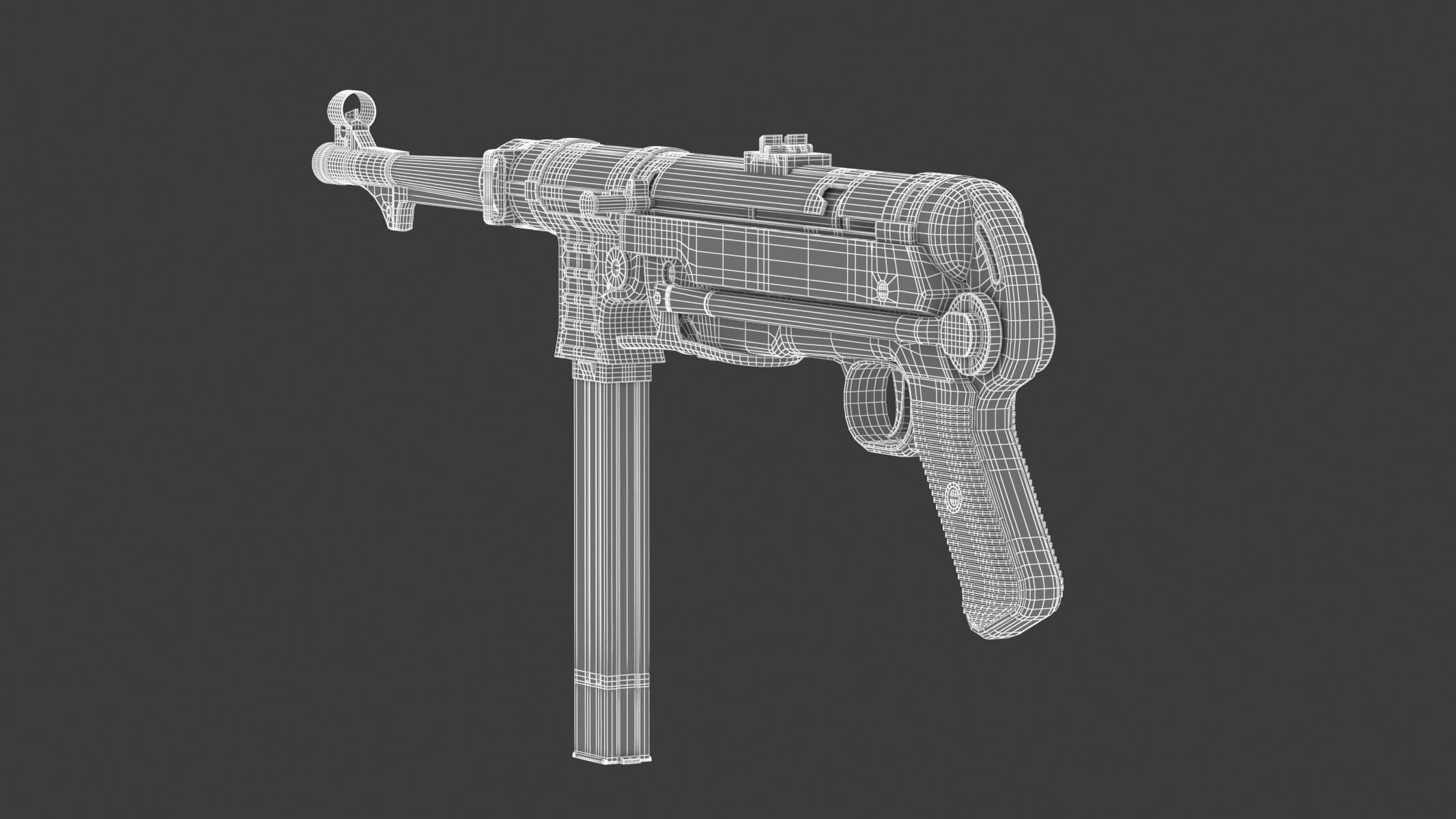 MP 40 - 3D Model by frezzy