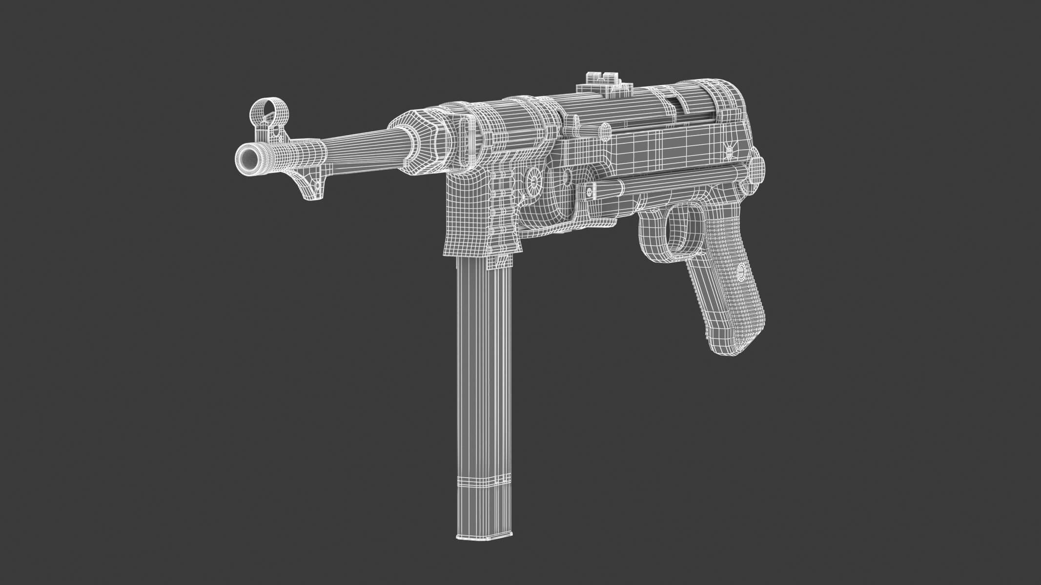 MP 40 - 3D Model by frezzy