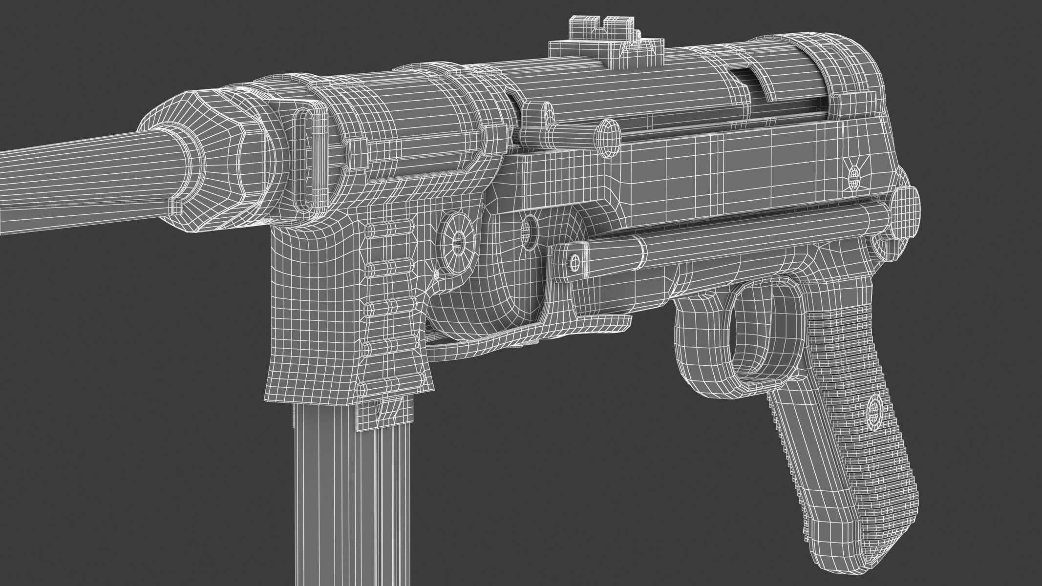 MP 40 - 3D Model by frezzy