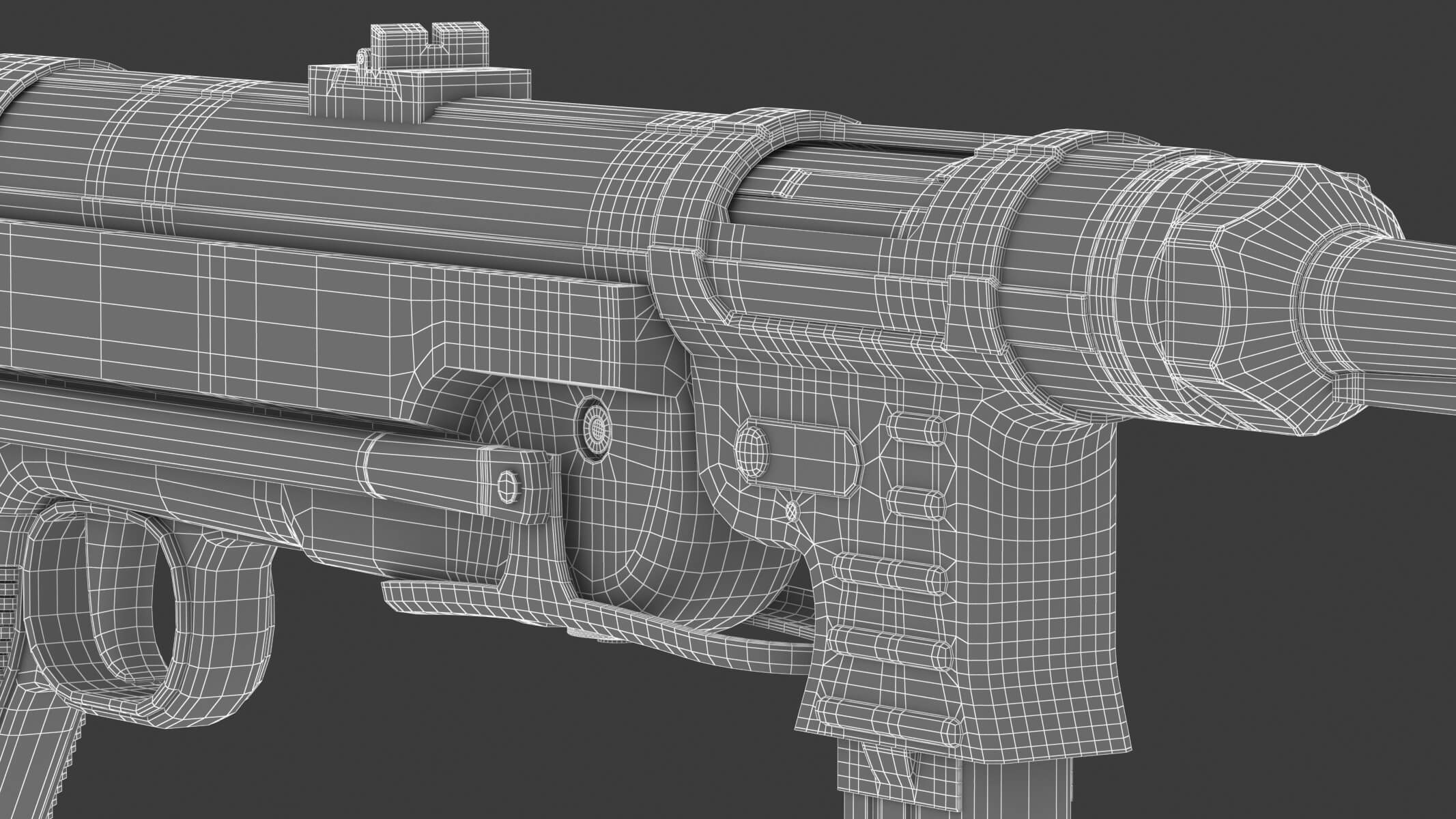 MP 40 - 3D Model by frezzy