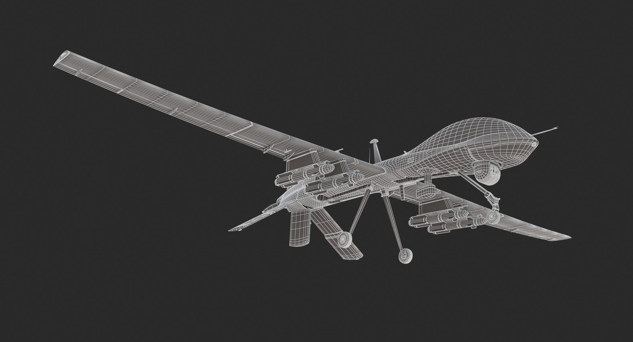 MQ-1C GRAY 3D Model by frezzy