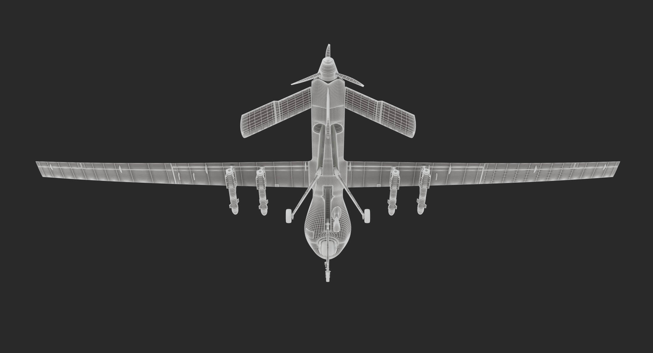 MQ-1C GRAY 3D Model by frezzy