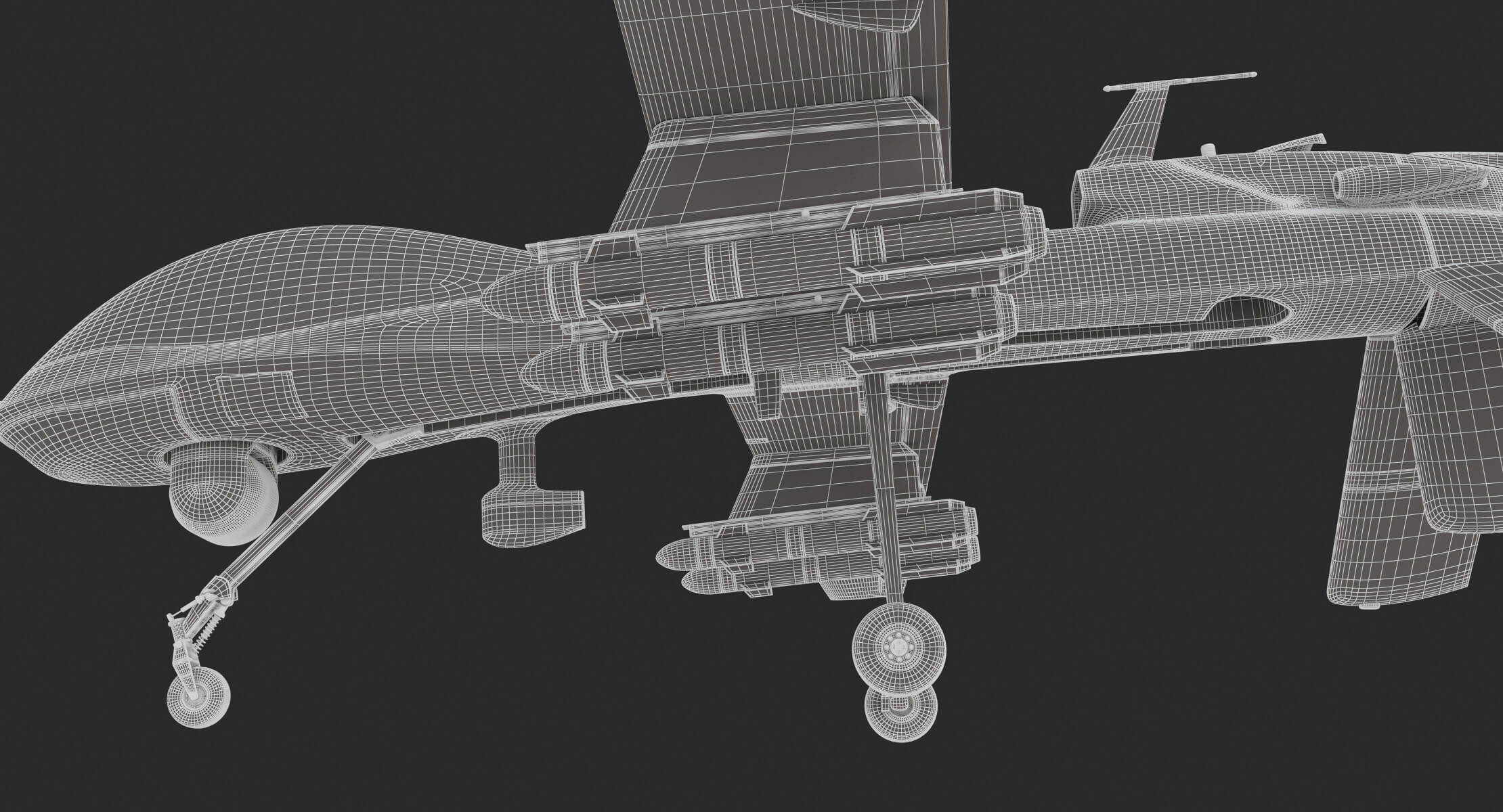 MQ-1C GRAY 3D Model by frezzy